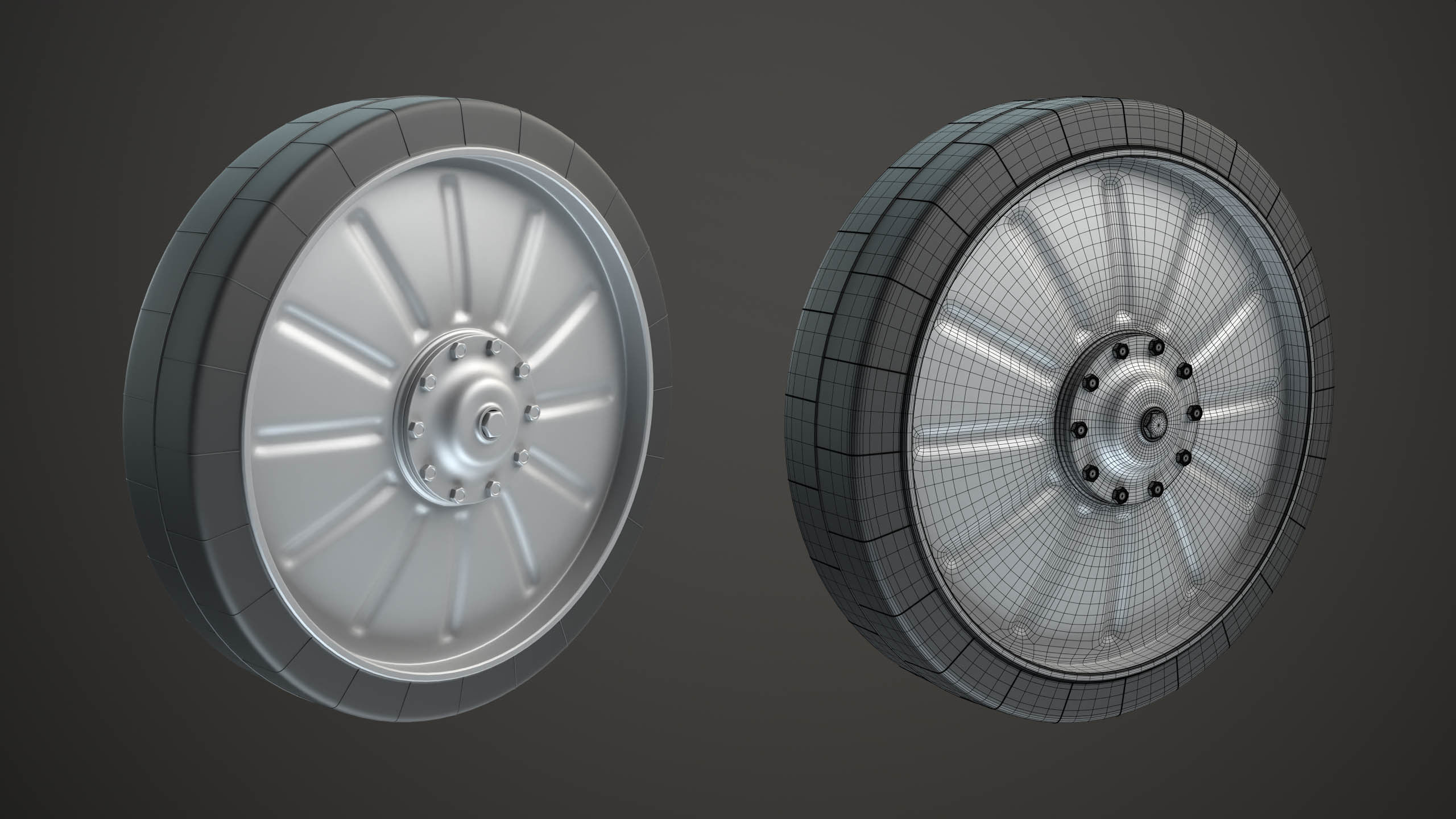 Tank Wheels High-poly Vol 1 3D model | CGTrader