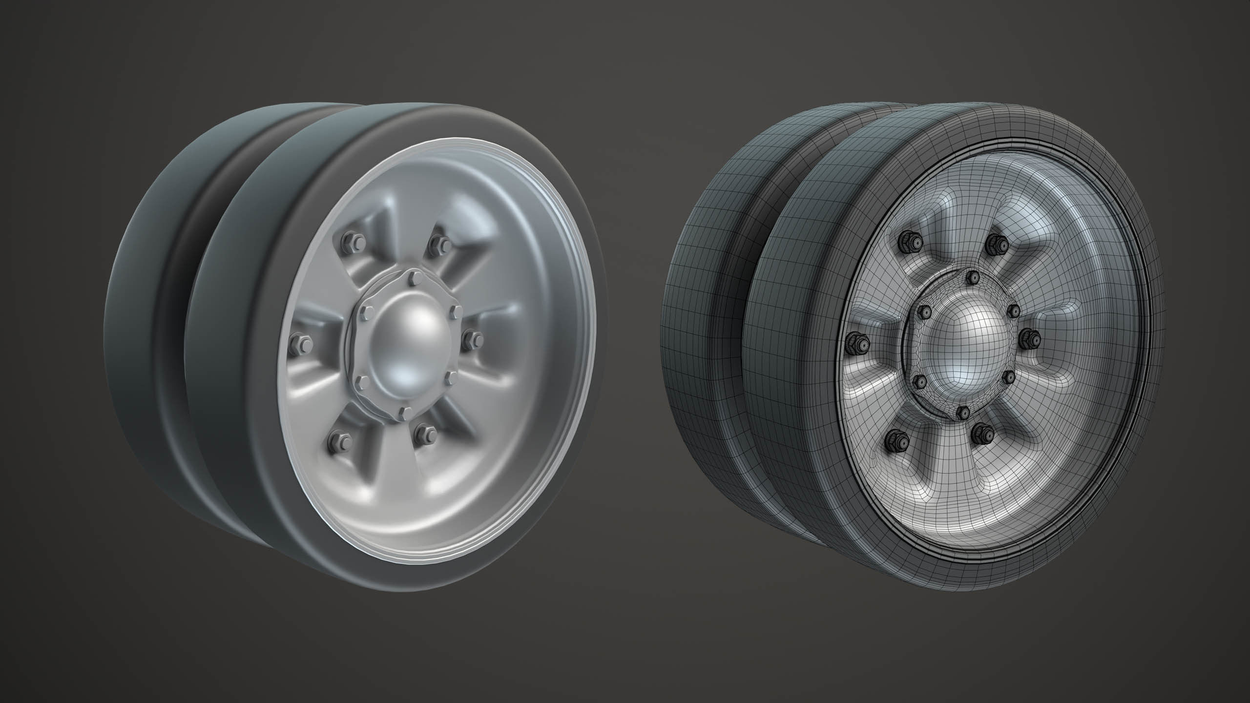 Tank Wheels High-poly Vol 1 3D model | CGTrader