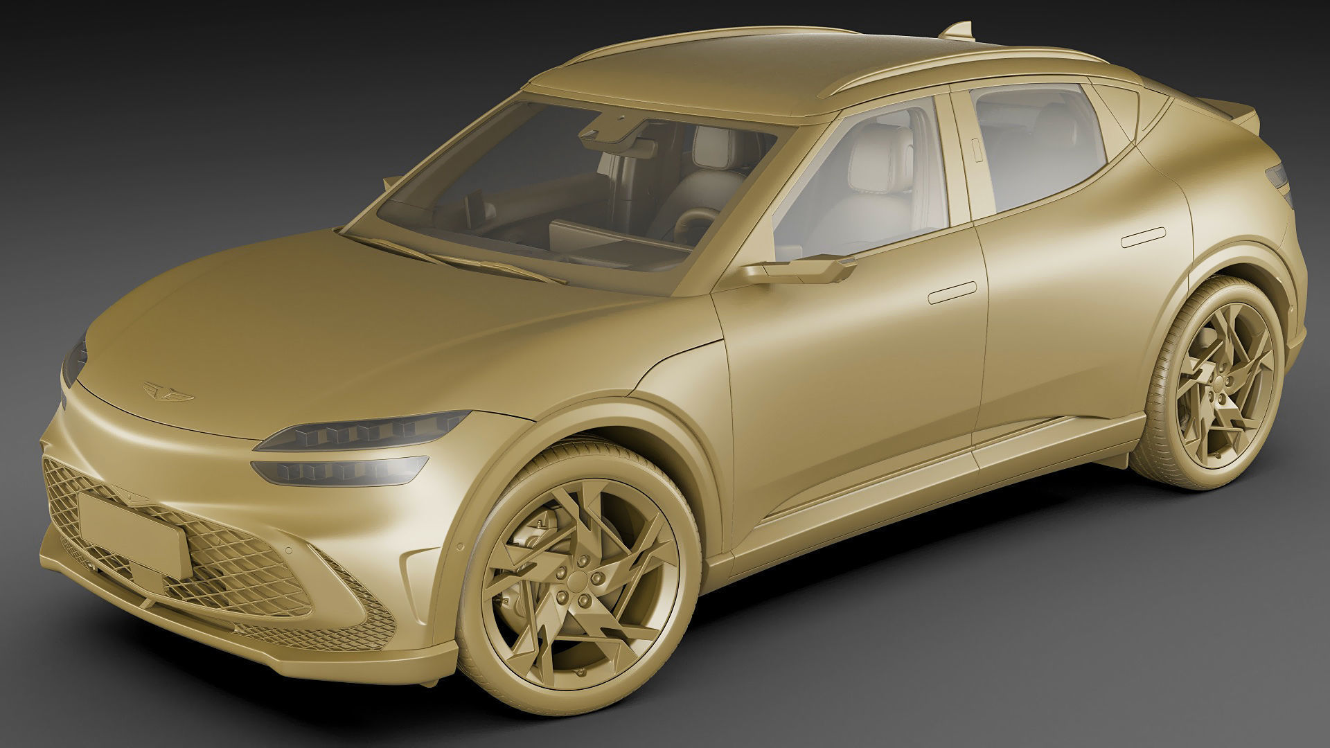 Genesis GV60 2022 3D model | CGTrader