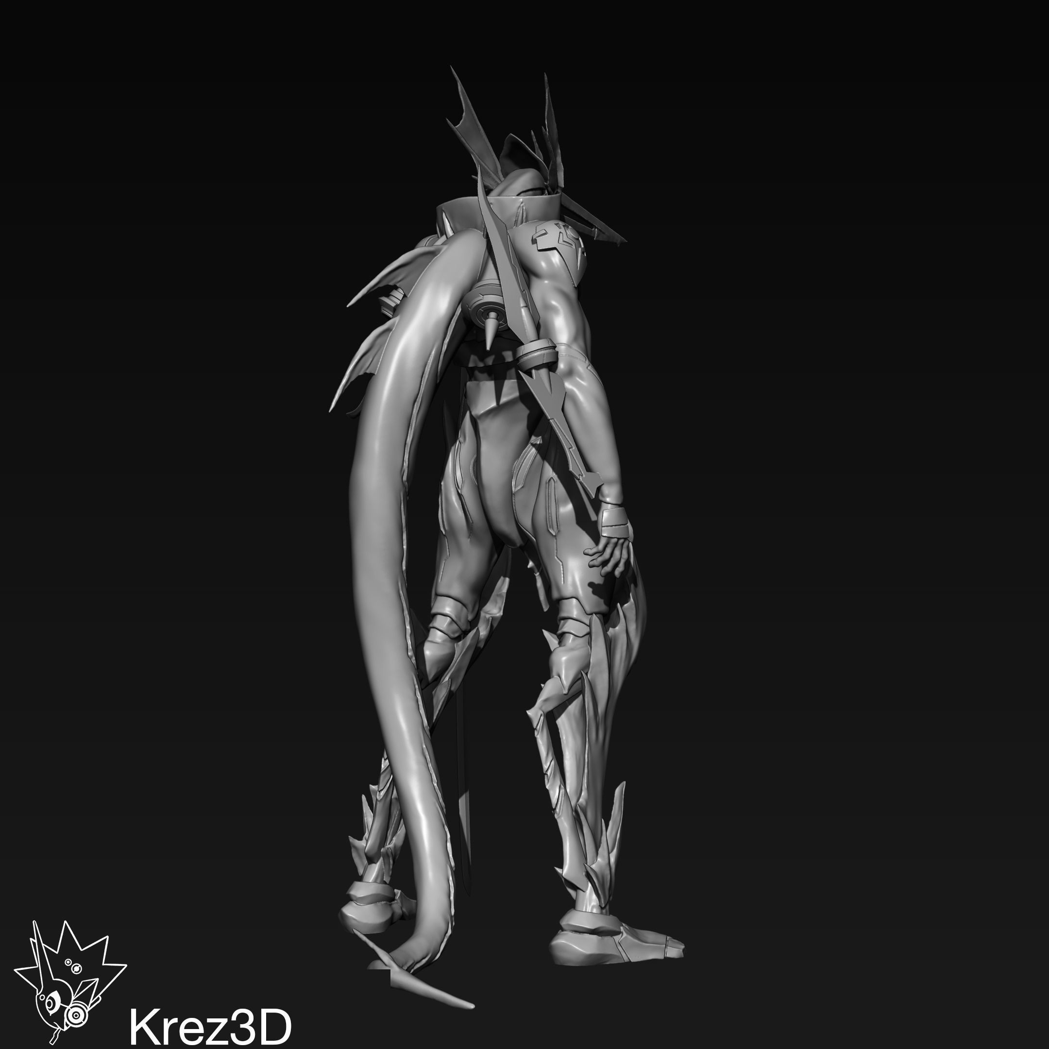 White Seikijin 3D model 3D printable | CGTrader