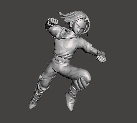 Android 17 3D Model 3D model 3D printable | CGTrader
