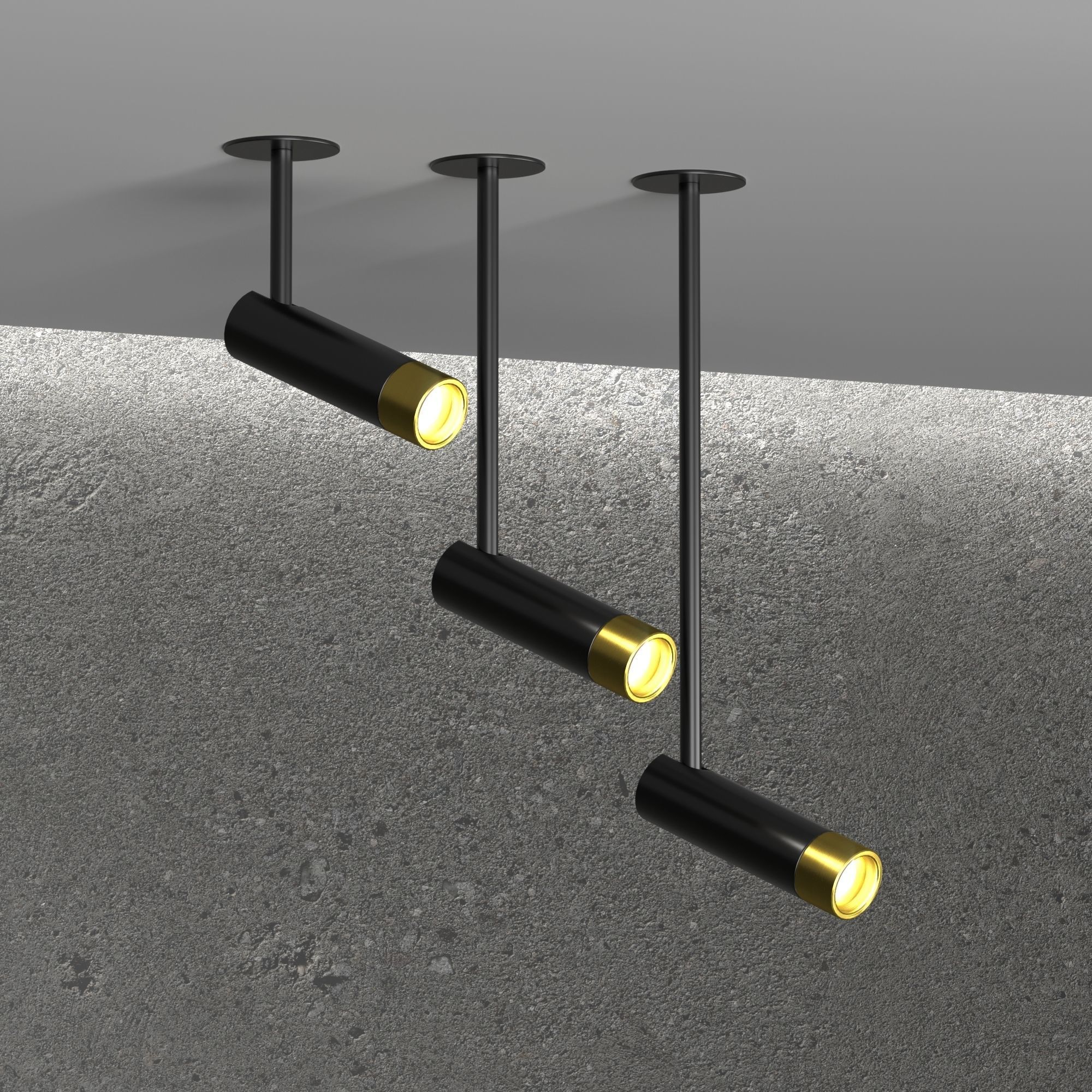 Mini Ceiling Lamp 3D model | CGTrader