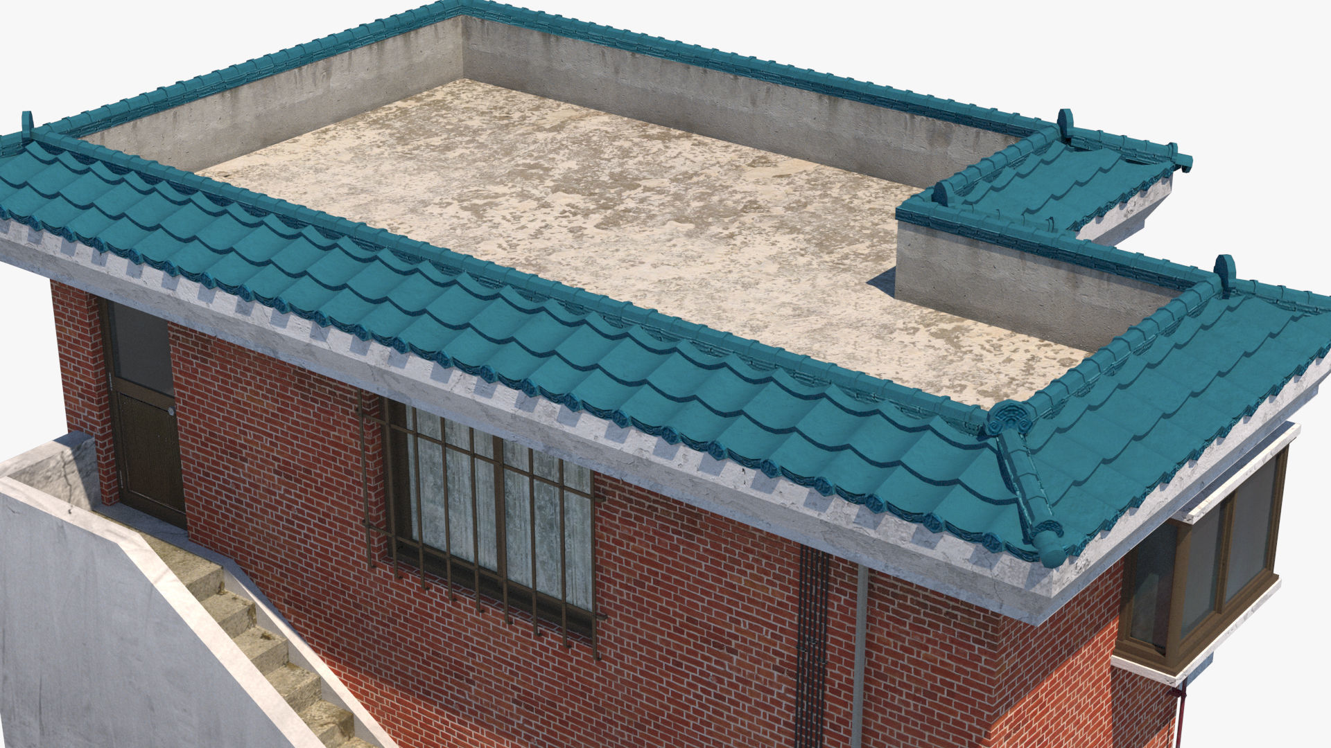 3D model Guam-gil Townhouse VR / AR / low-poly | CGTrader