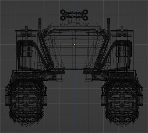 3D model Futuristic Rover VR / AR / low-poly | CGTrader