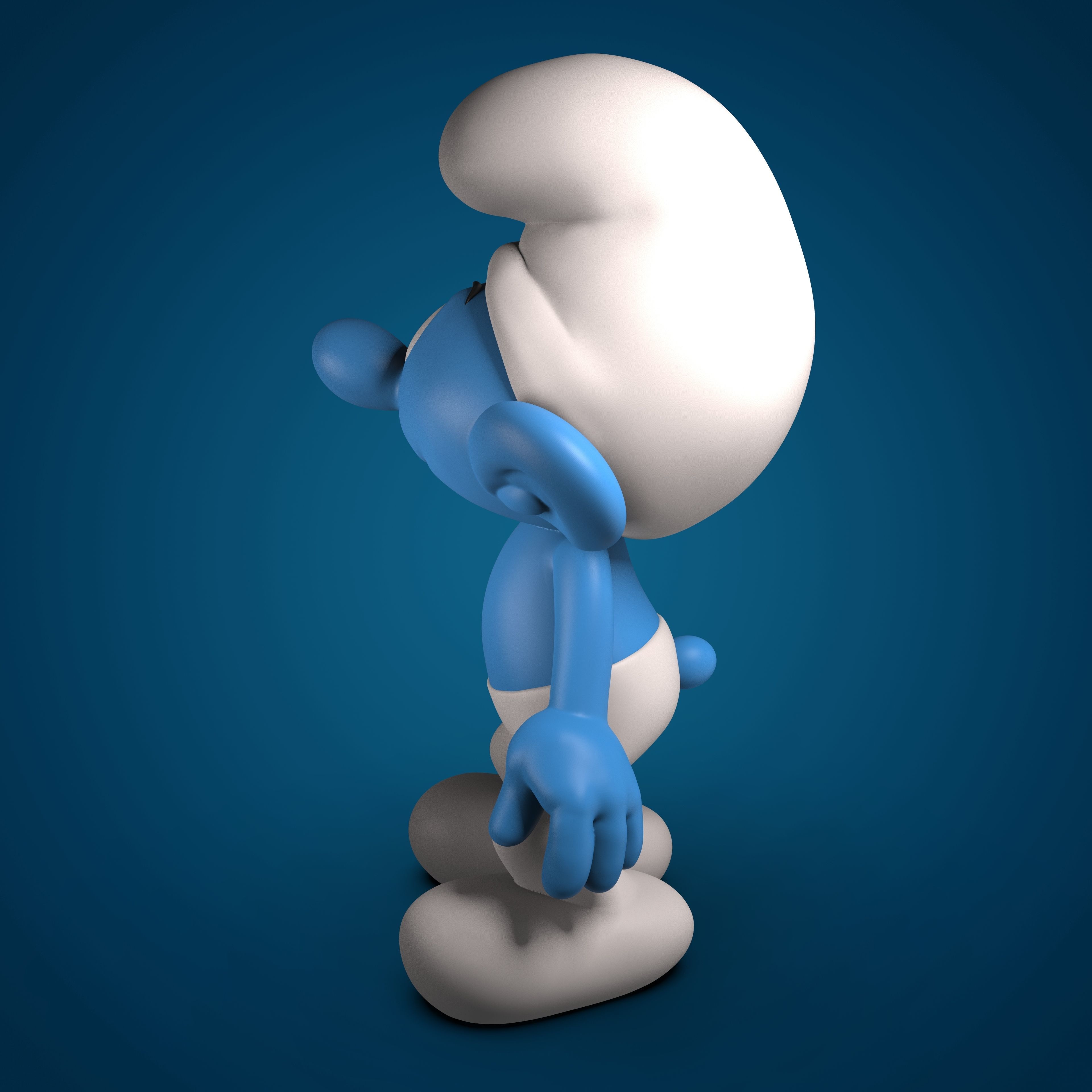 Smurf 3D model 3D printable | CGTrader