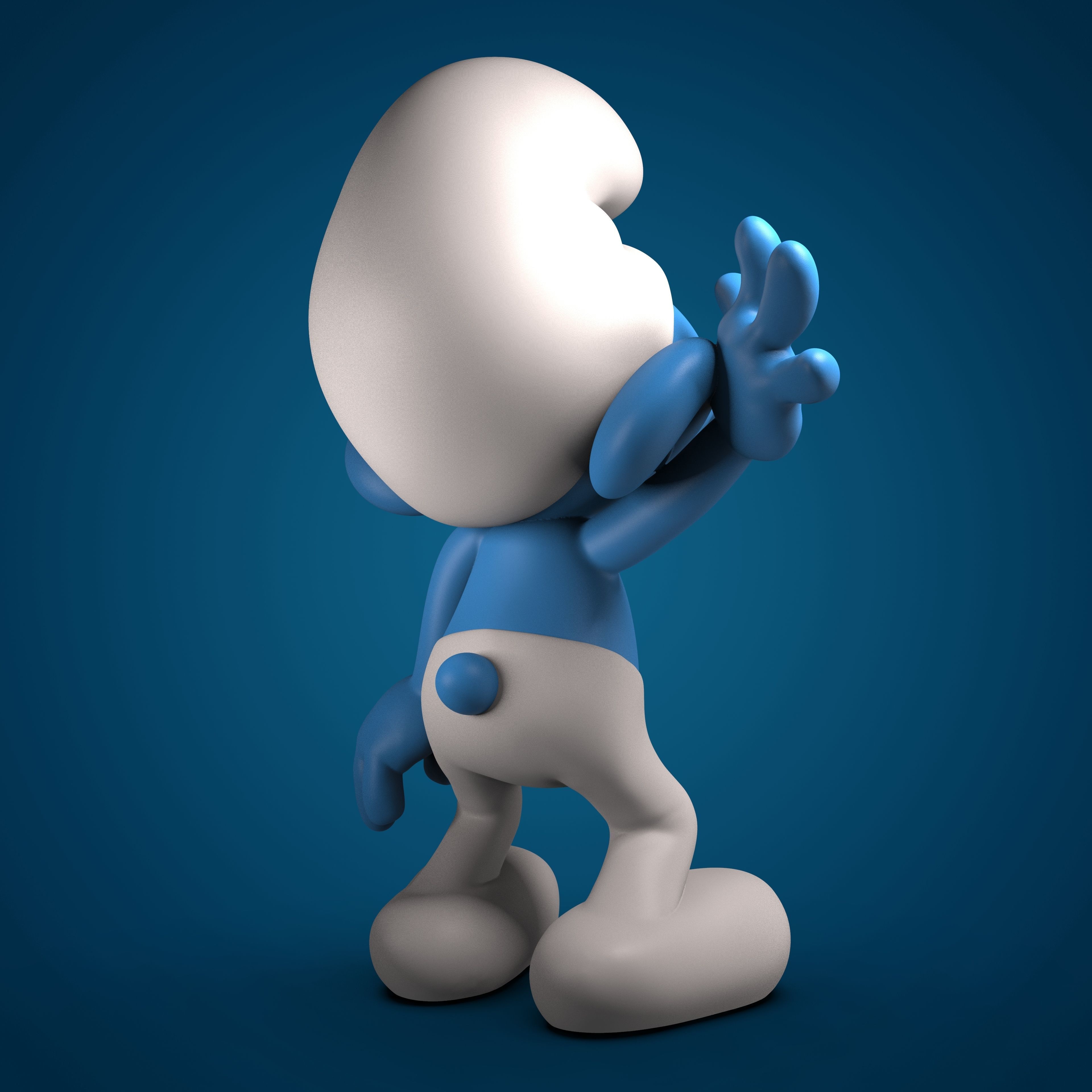 Smurf 3D model 3D printable | CGTrader