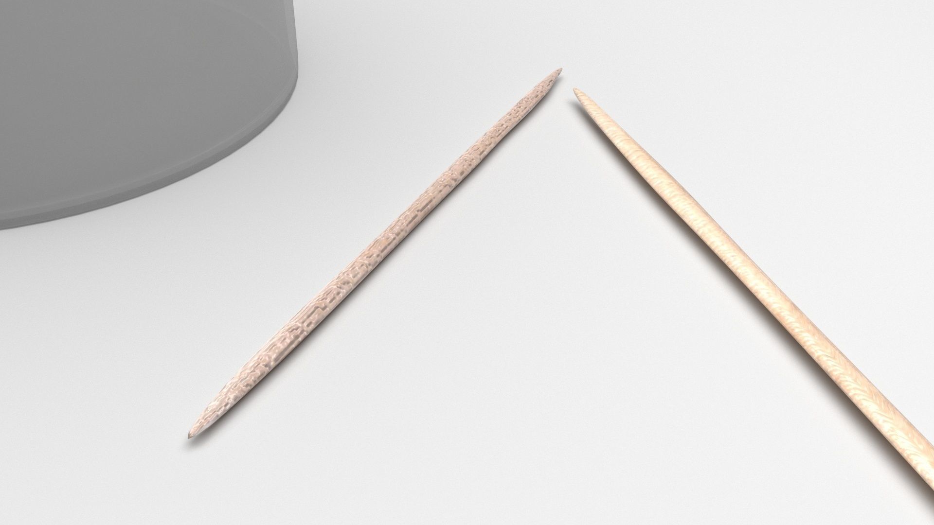 Toothpicks With Toothpick Case 3D model | CGTrader