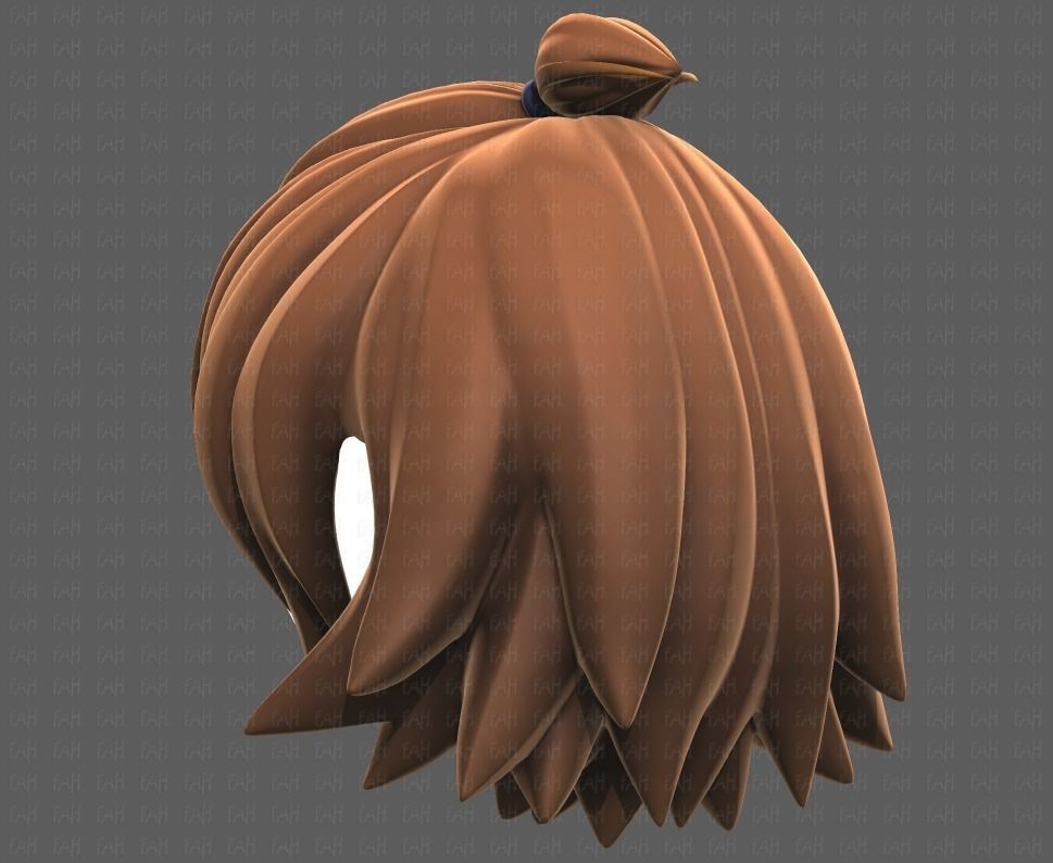 3D model Base Hair for girl V40 VR / AR / low-poly | CGTrader