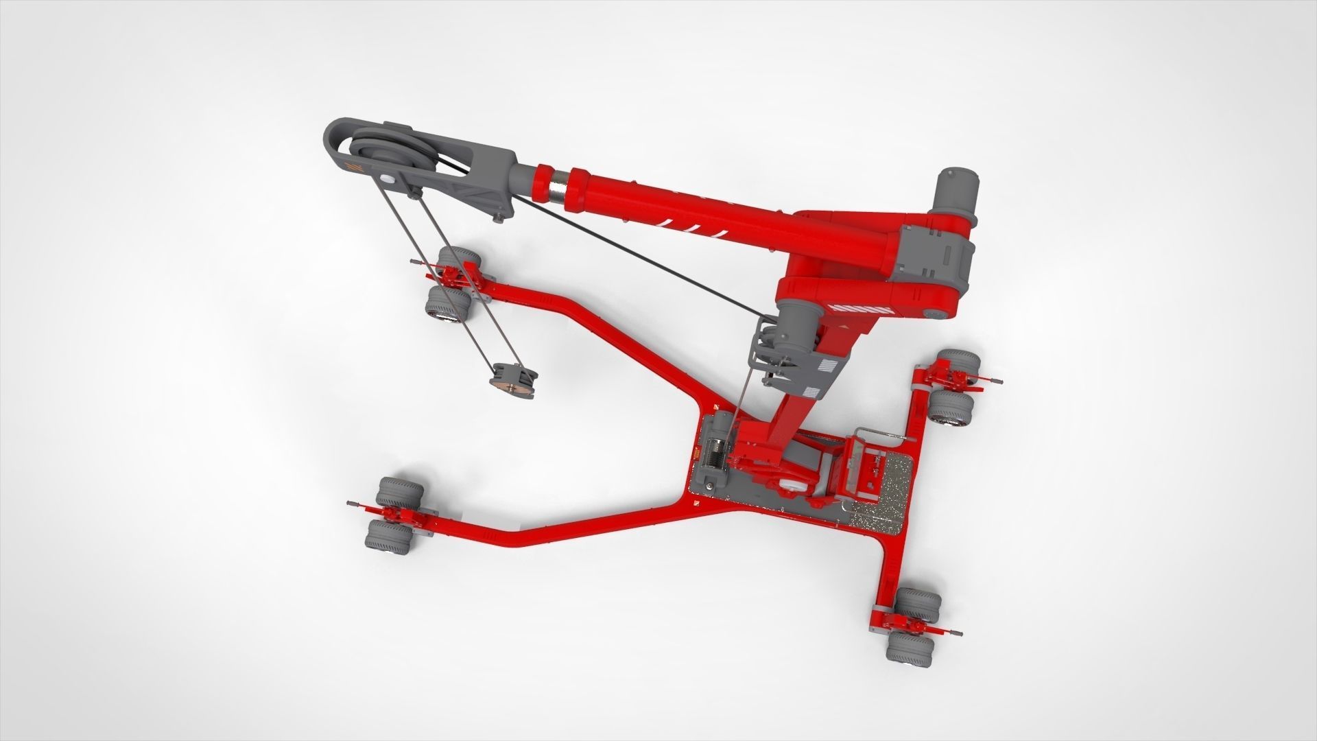 sci fi lifting and loading equipment 3D model | CGTrader