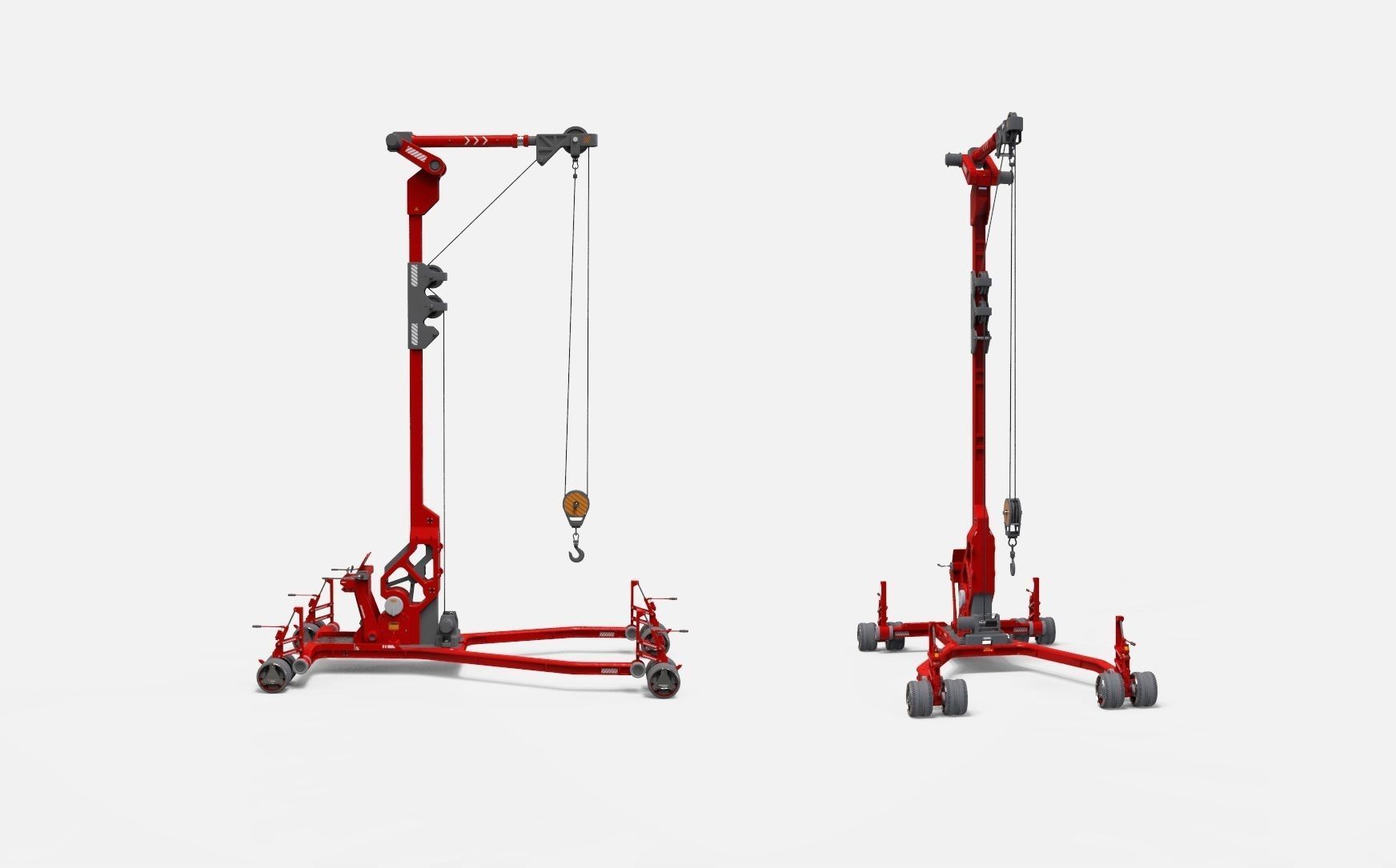 sci fi lifting and loading equipment 3D model | CGTrader