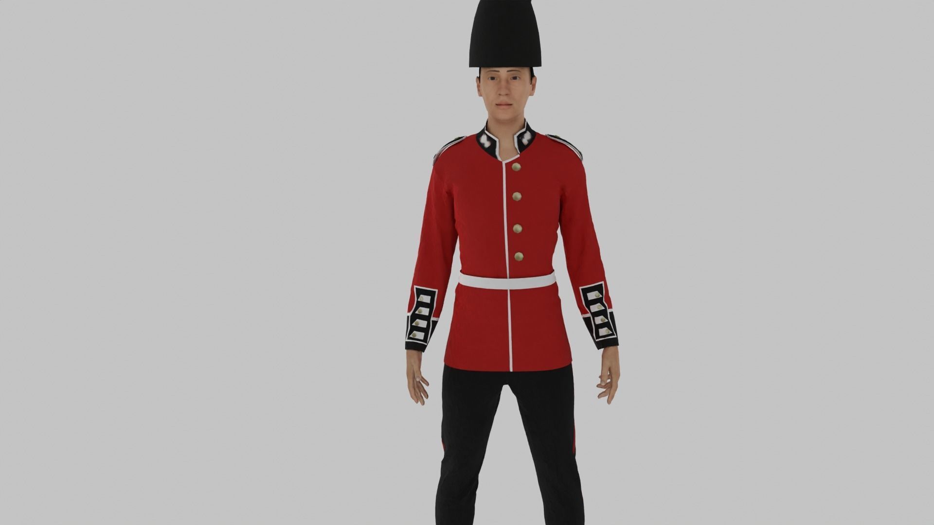 3D model King Guard VR / AR / low-poly | CGTrader