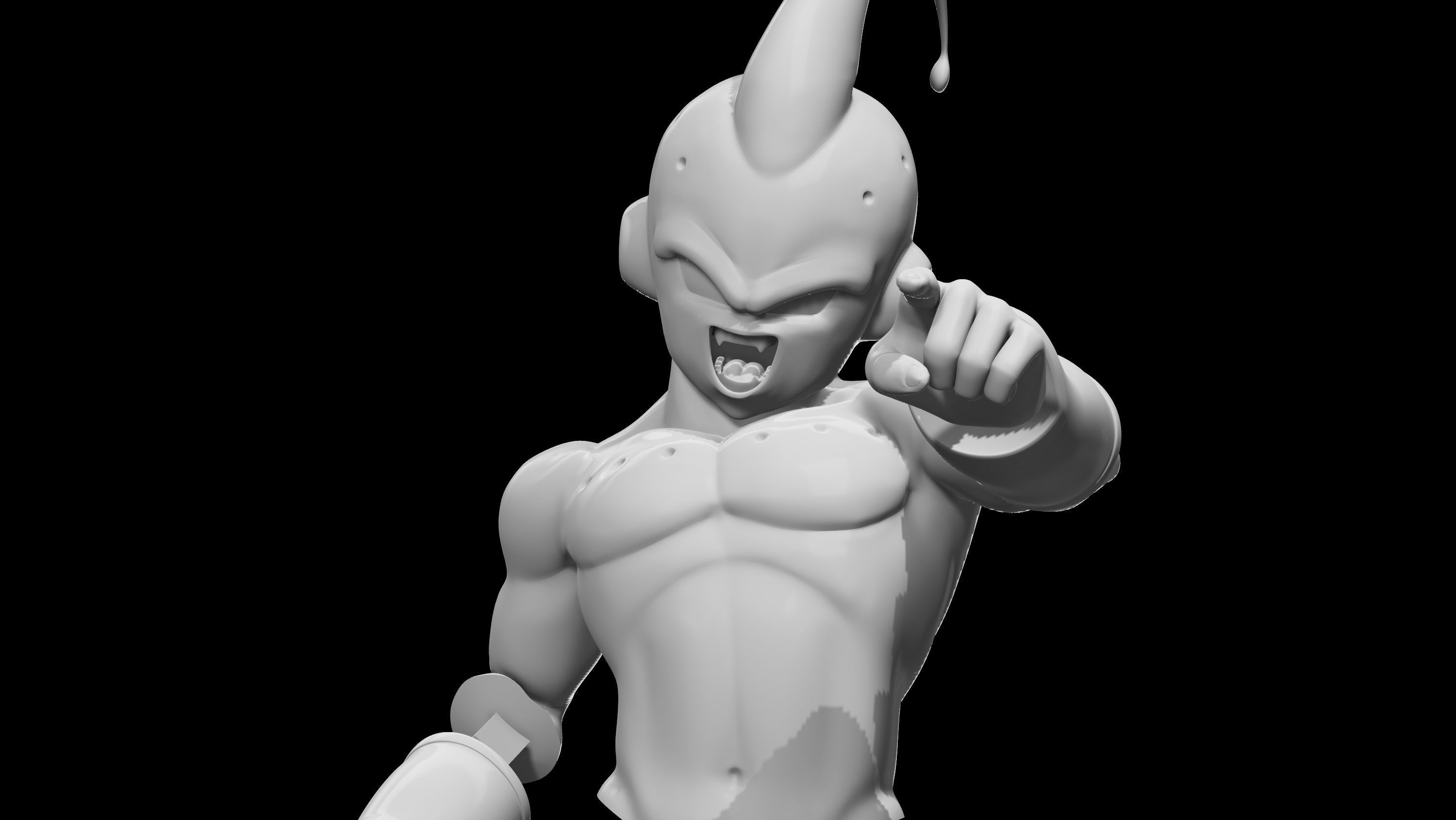Kid Bu - Majin Bu - Dragonball Z - Dragon Ball - dragonball 3D model 3D ...