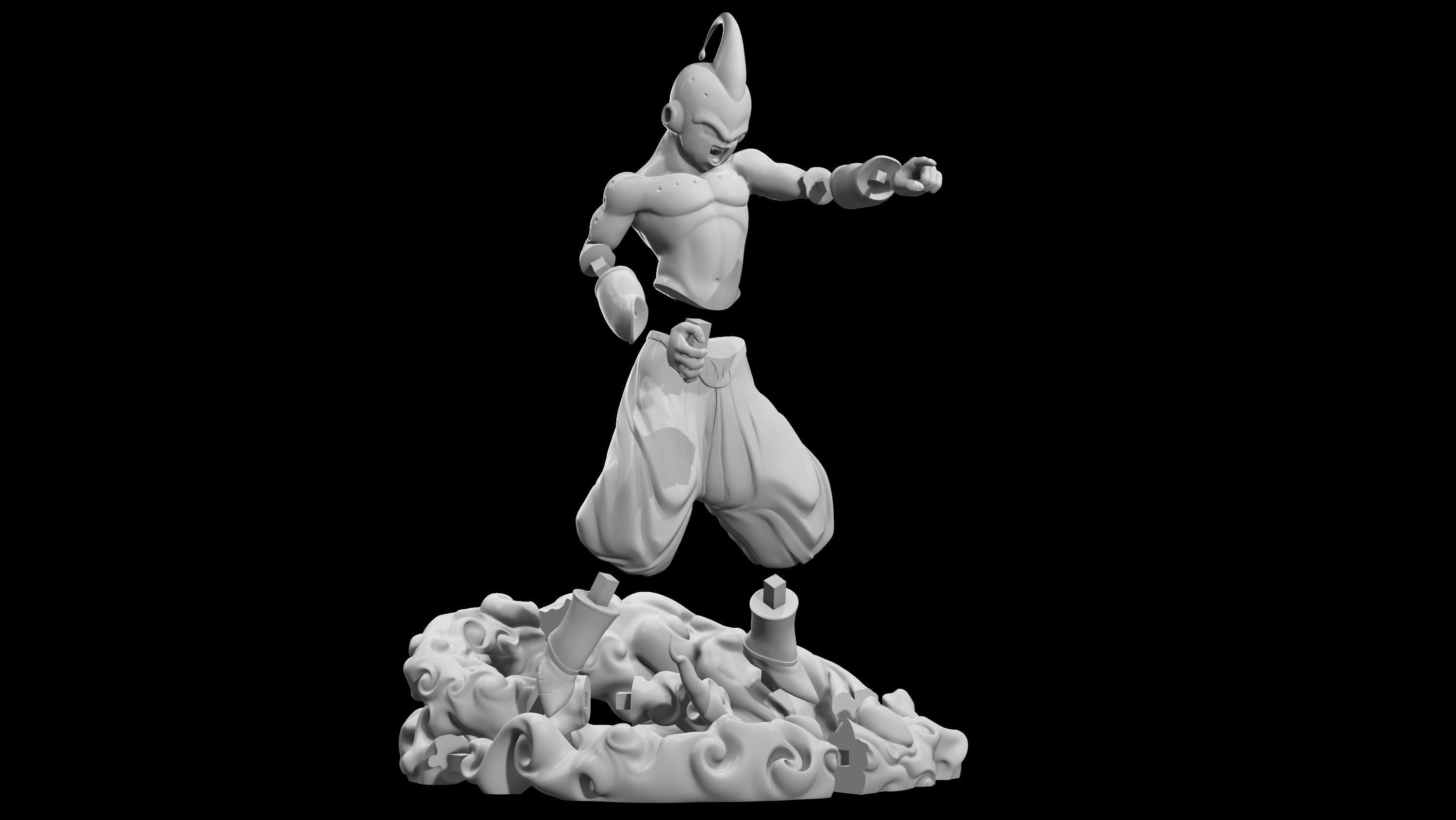 Kid Bu - Majin Bu - Dragonball Z - Dragon Ball - dragonball 3D model 3D ...