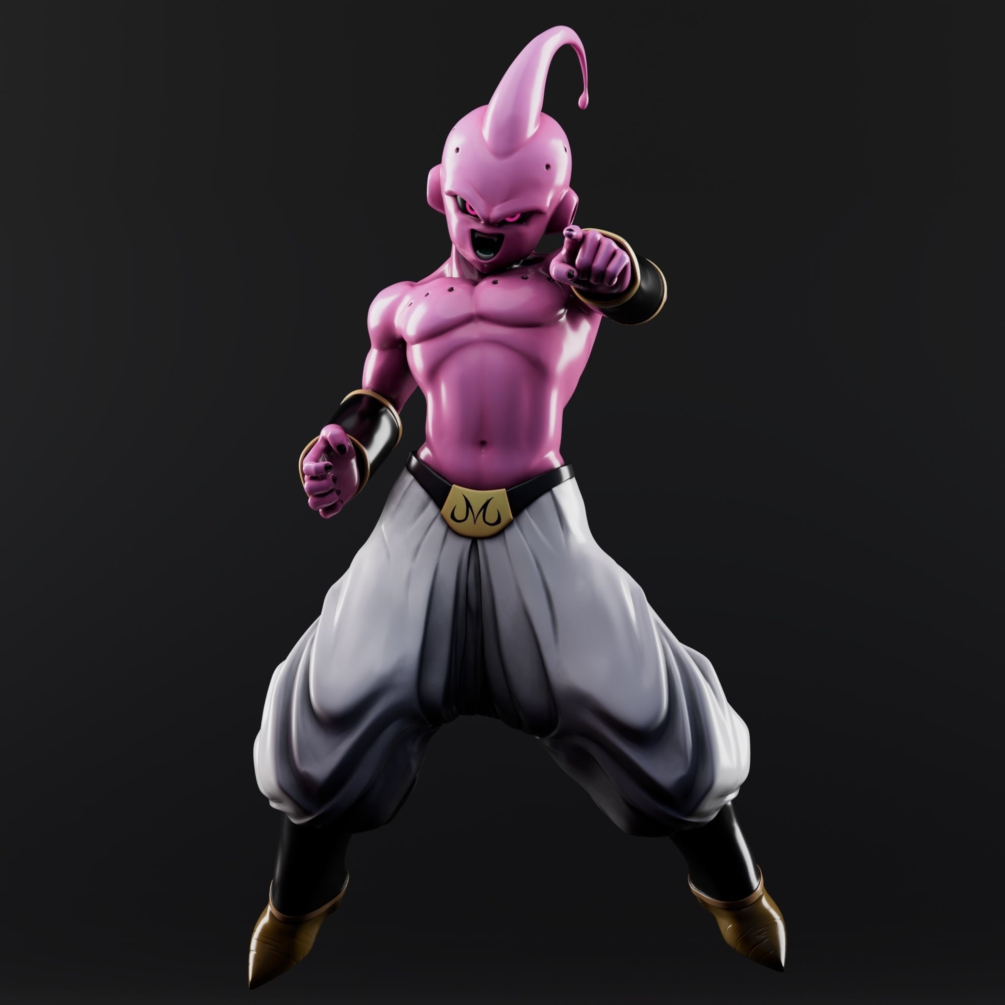 Kid Bu - Majin Bu - Dragonball Z - Dragon Ball - dragonball 3D model 3D ...