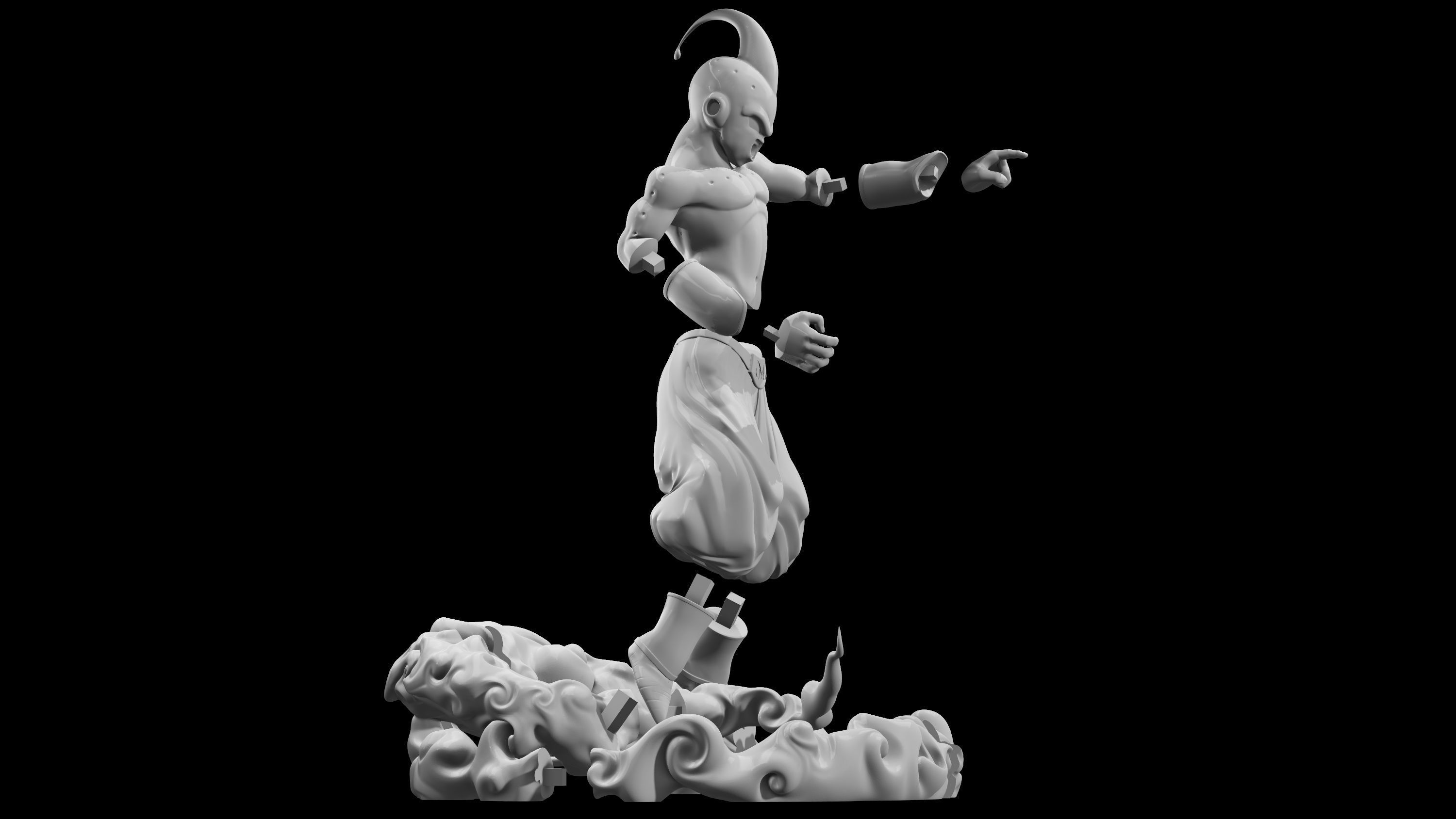 Kid Bu - Majin Bu - Dragonball Z - Dragon Ball - dragonball 3D model 3D ...