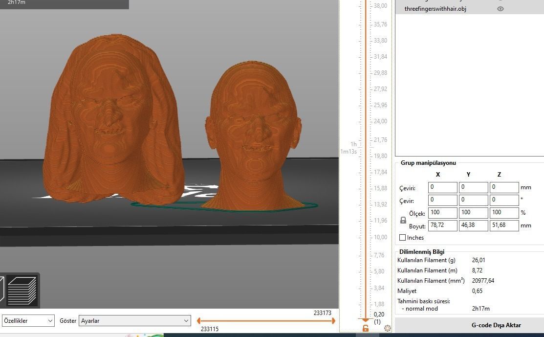Three Fingers 3D model 3D printable | CGTrader