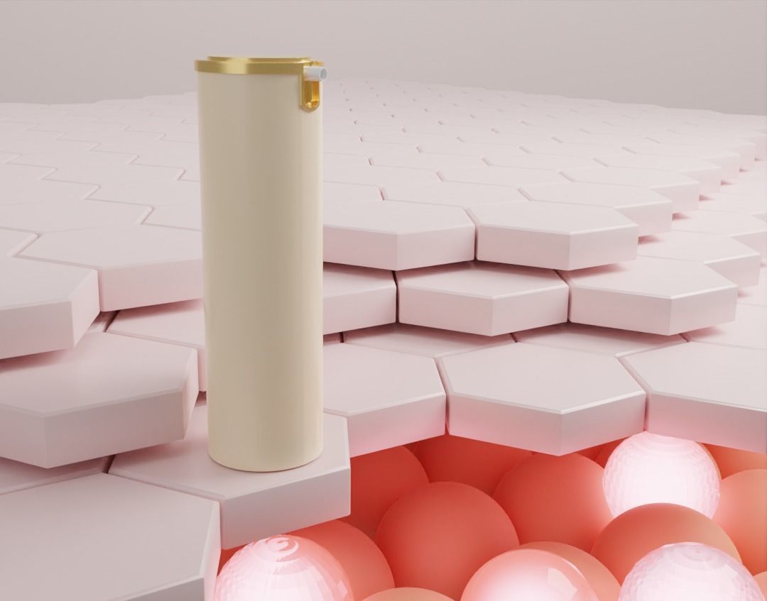 Skin Surface Visual Illustration Includes Lighting Setup 3D model ...