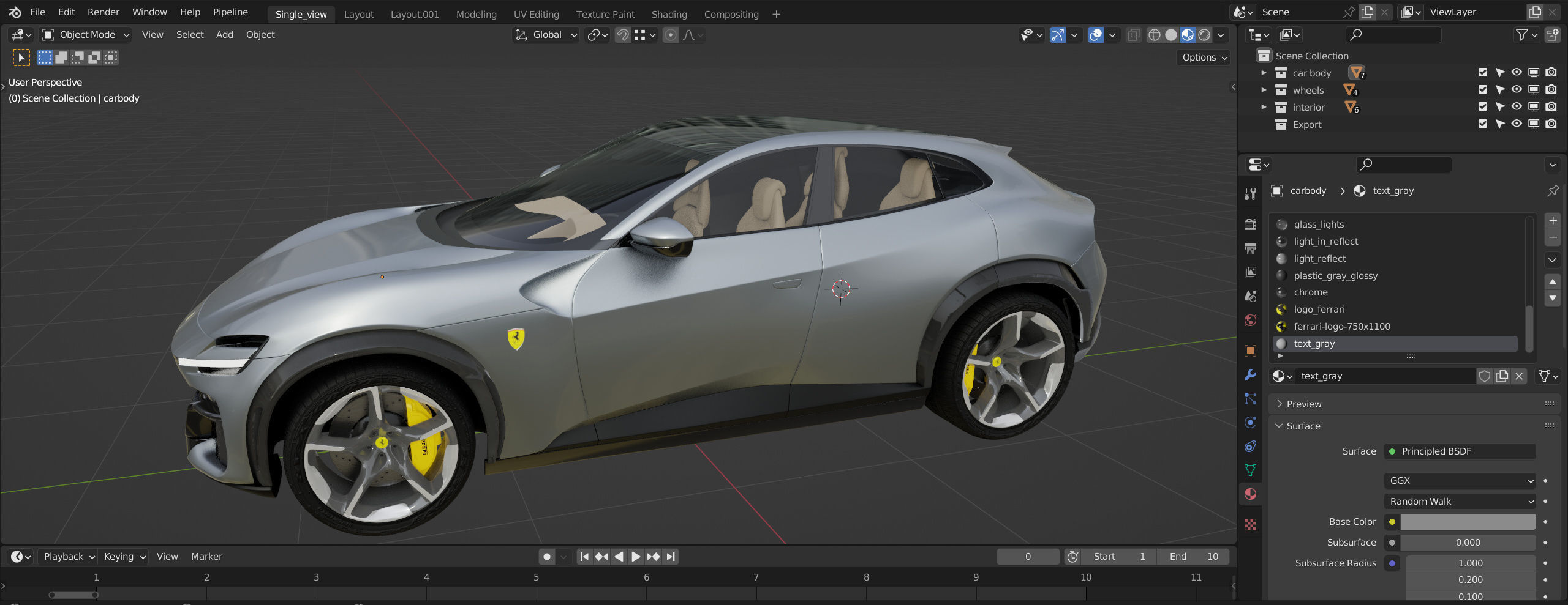 Ferrari Purosangue 3D model | CGTrader