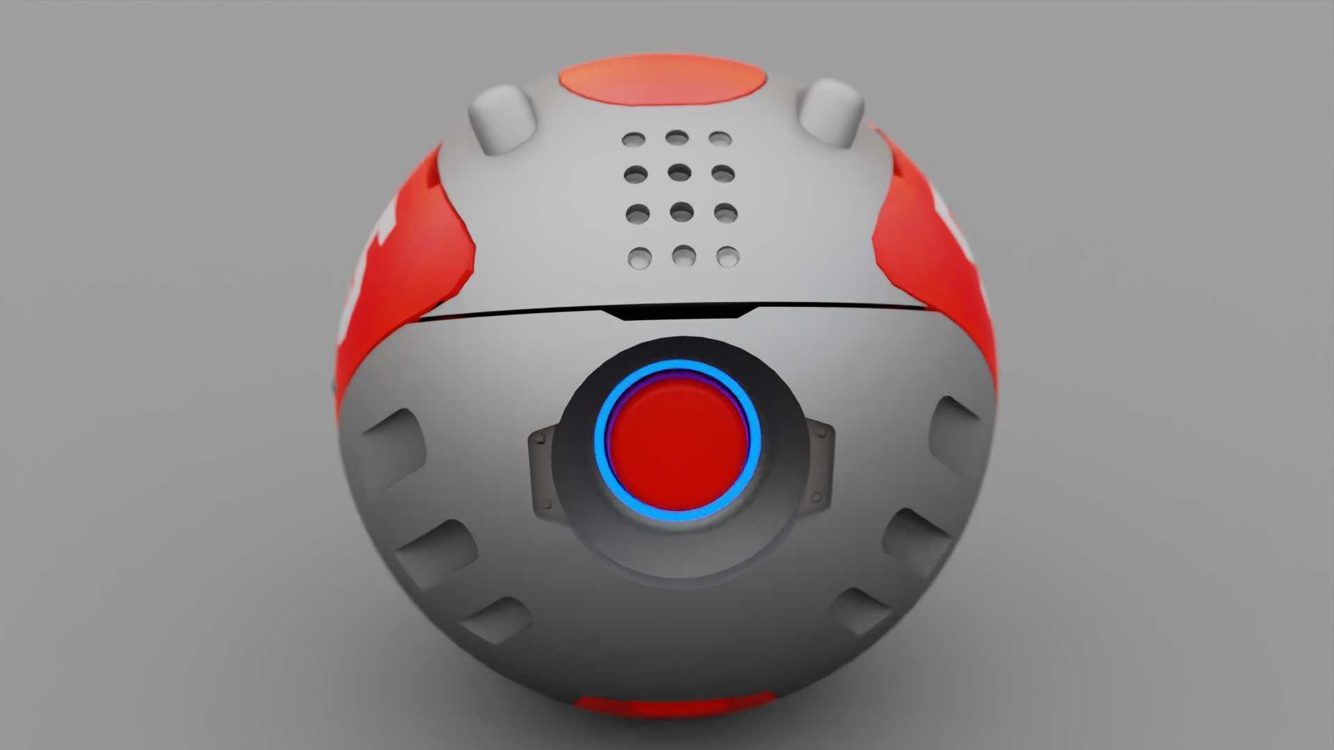 BALL DROID RIGGED free 3D model rigged | CGTrader