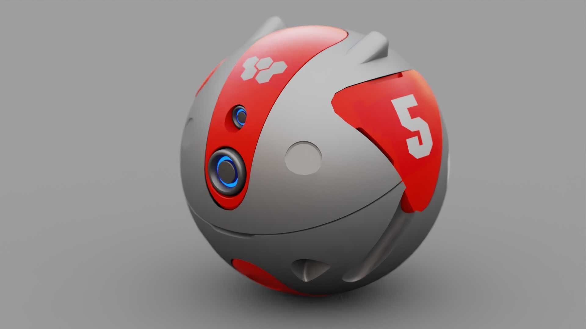 BALL DROID RIGGED free 3D model rigged | CGTrader