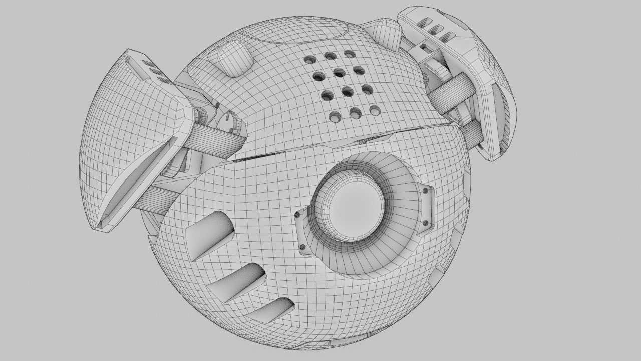 BALL DROID RIGGED free 3D model rigged | CGTrader