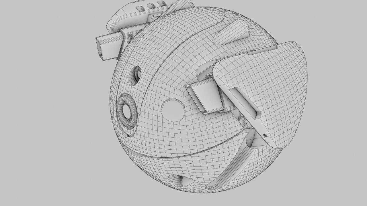 BALL DROID RIGGED free 3D model rigged | CGTrader