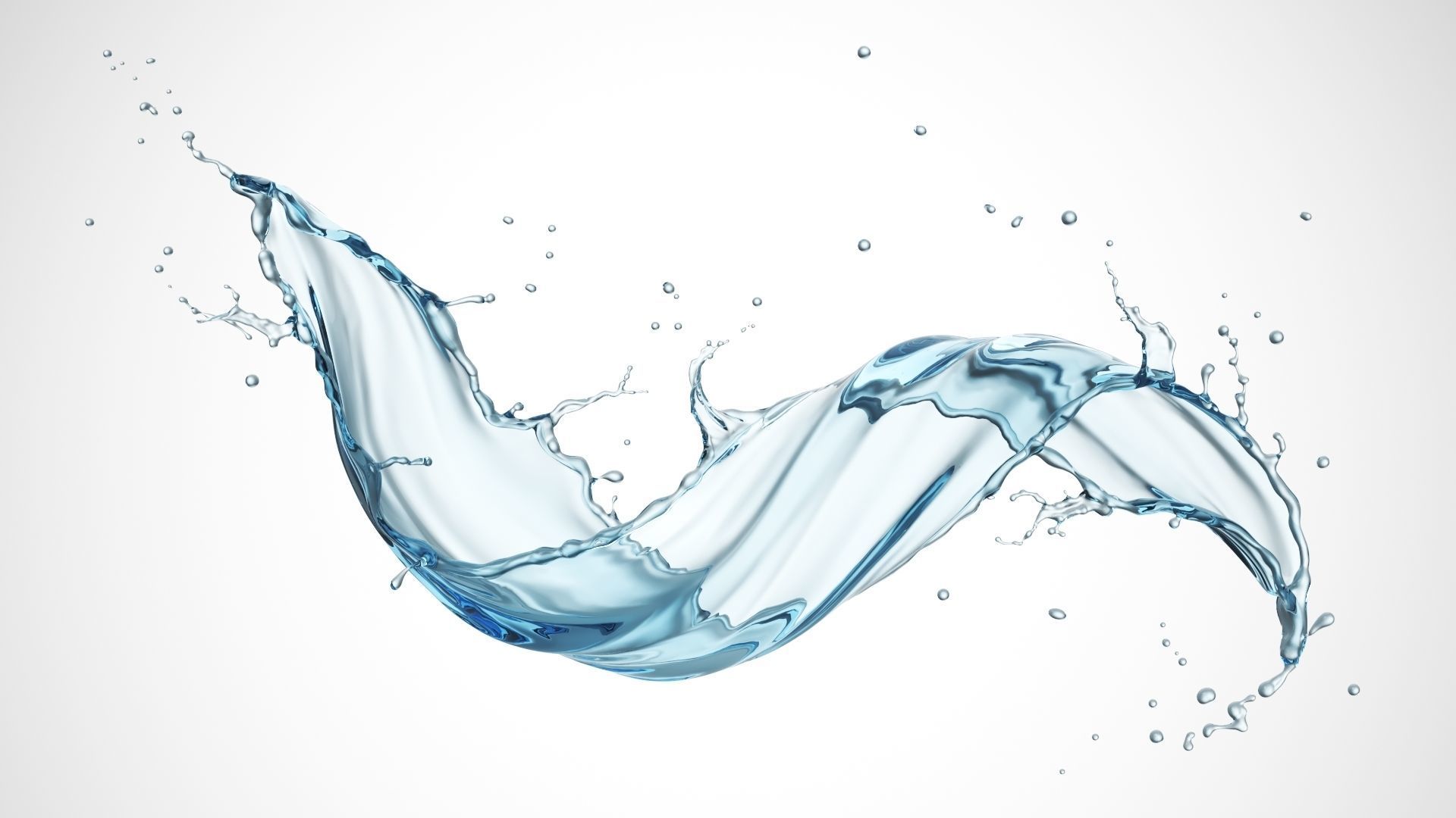 Oil Liquid Water splash 3D model | CGTrader