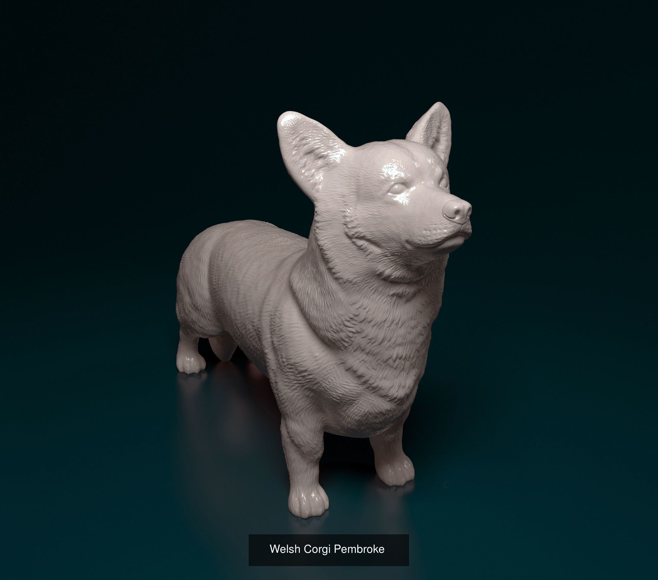 playstationetworkmgl 2 dachshund figurine 3D Model Collection 3D ...