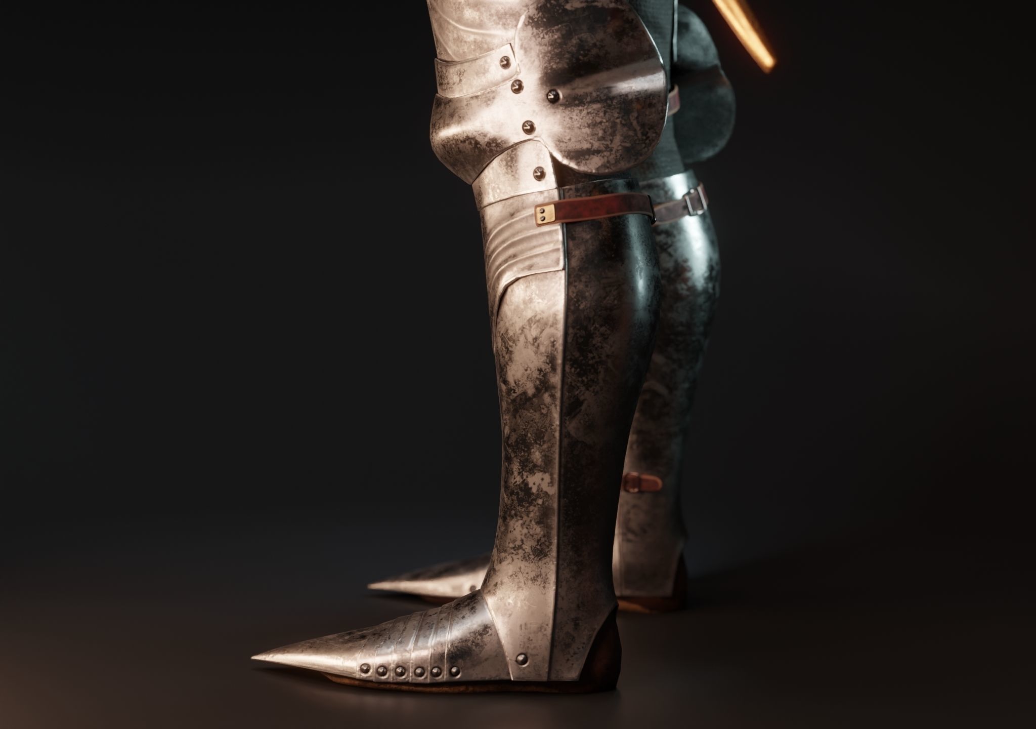 3D model Medieval Gothic Knight armor VR / AR / low-poly | CGTrader