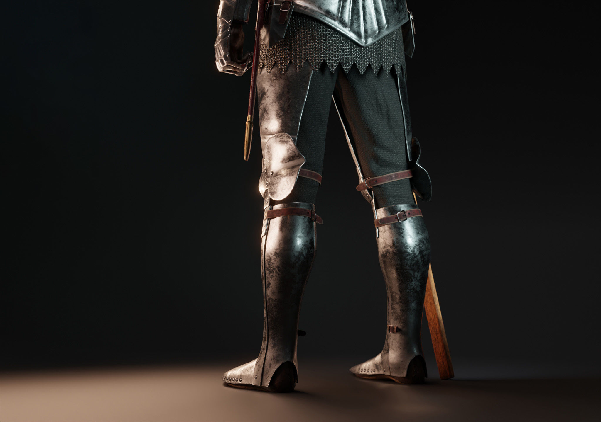 3D model Medieval Gothic Knight armor VR / AR / low-poly | CGTrader