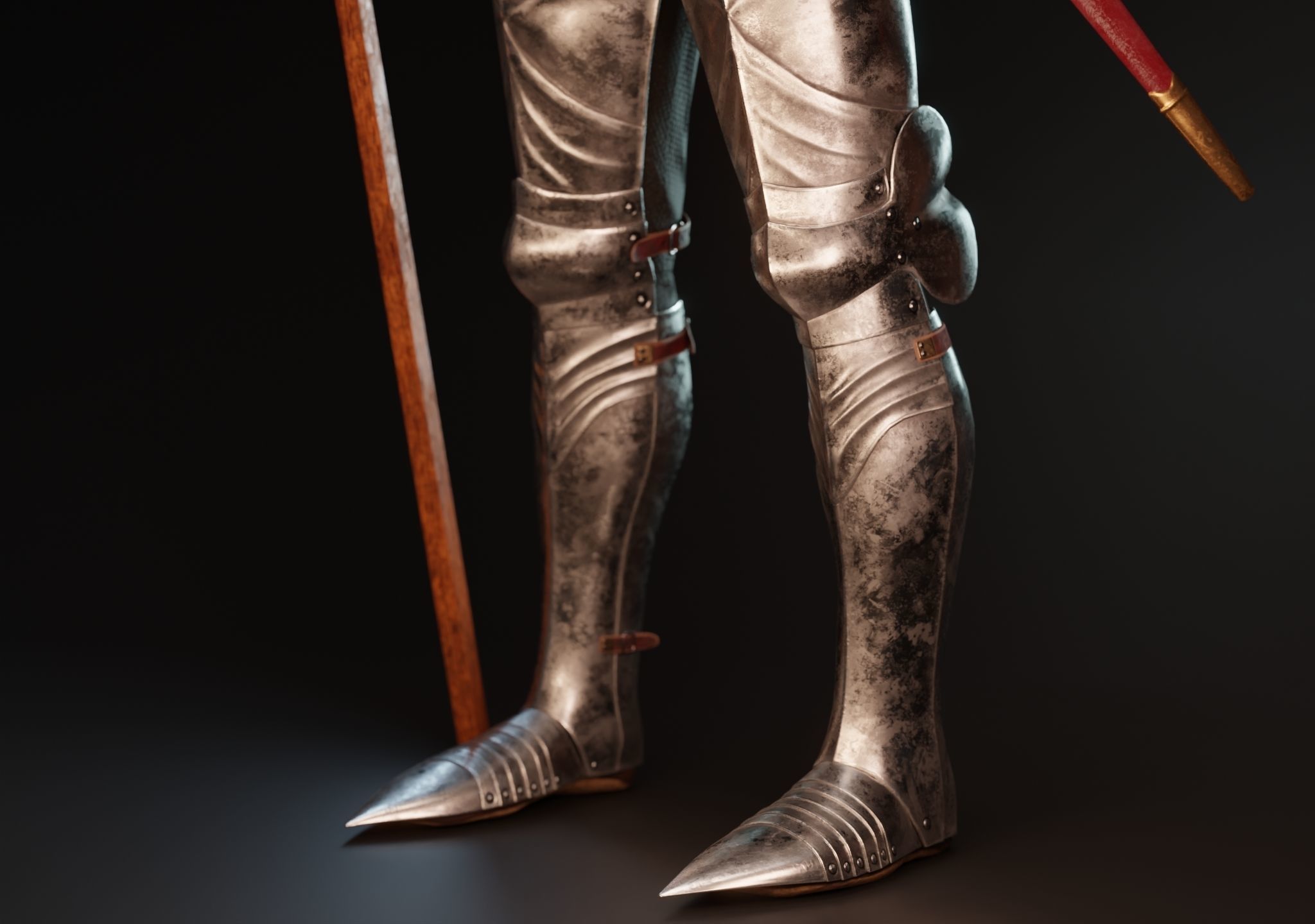 3D model Medieval Gothic Knight armor VR / AR / low-poly | CGTrader