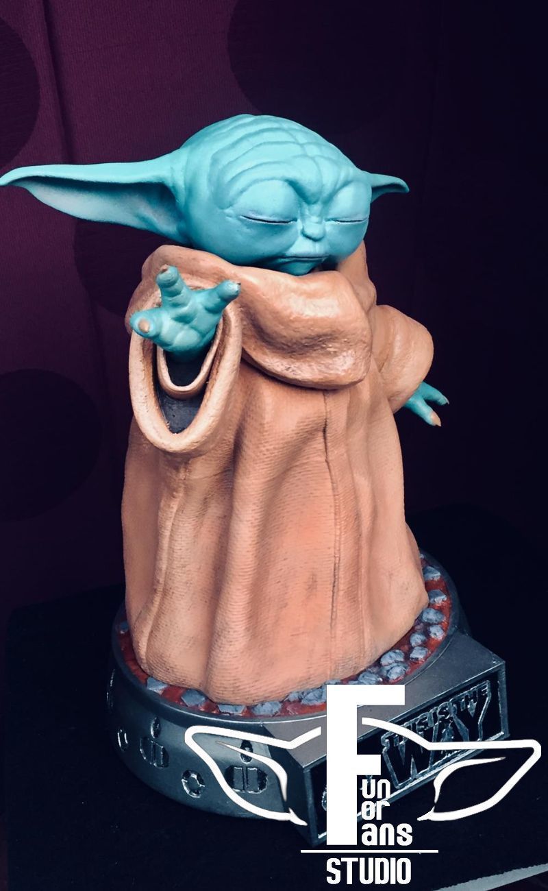 Baby Yoda Grogu Scale 1 1 3D model 3D printable | CGTrader