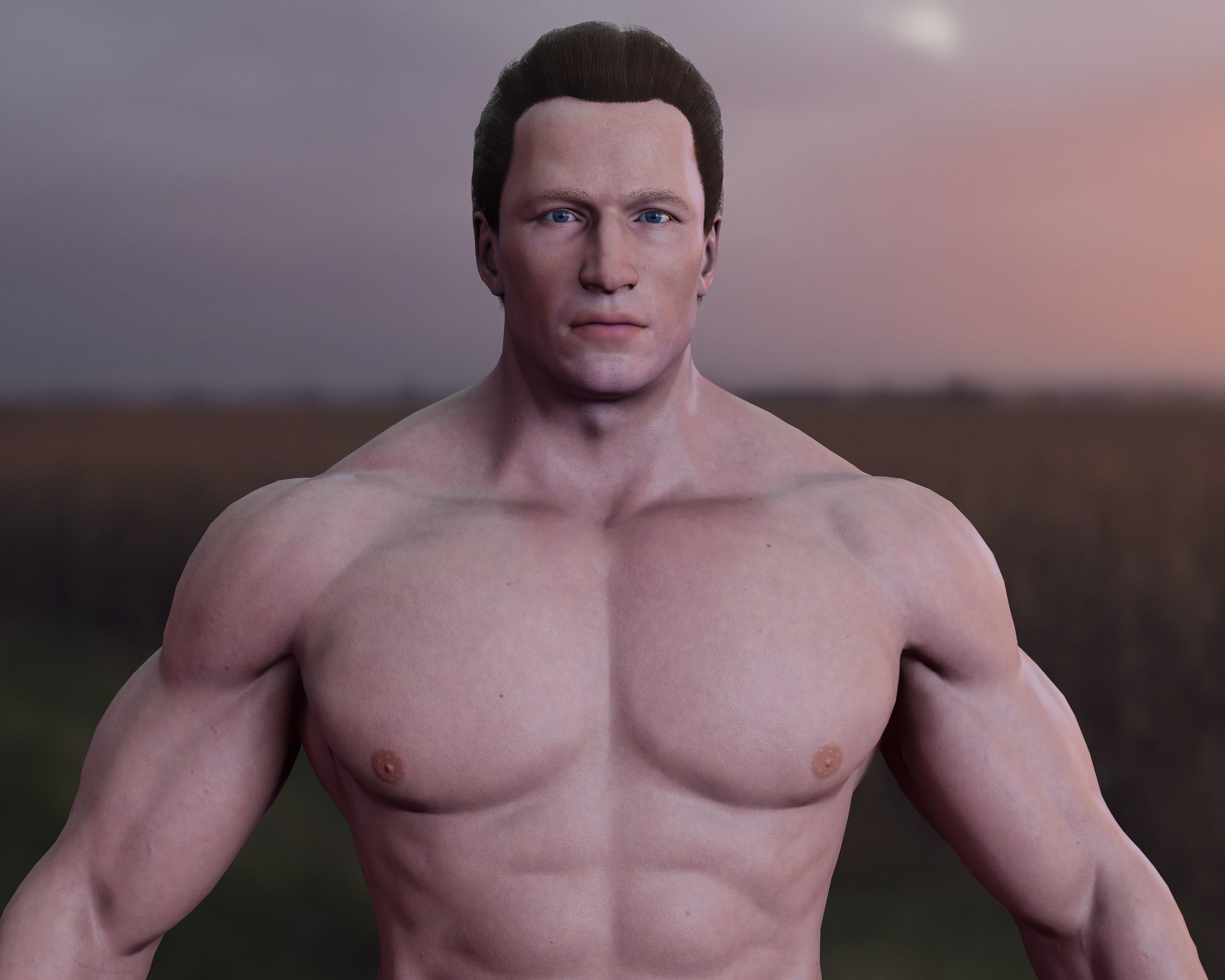 3D model Bodybuilder 01 VR / AR / low-poly | CGTrader