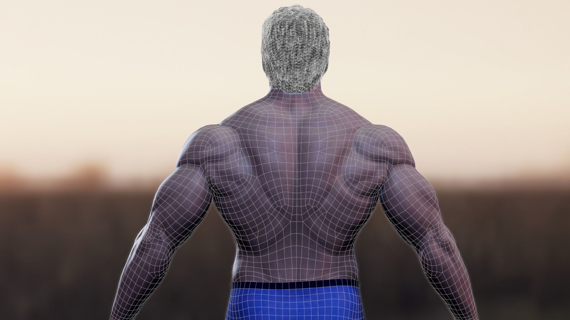 3D model Bodybuilder 01 VR / AR / low-poly | CGTrader