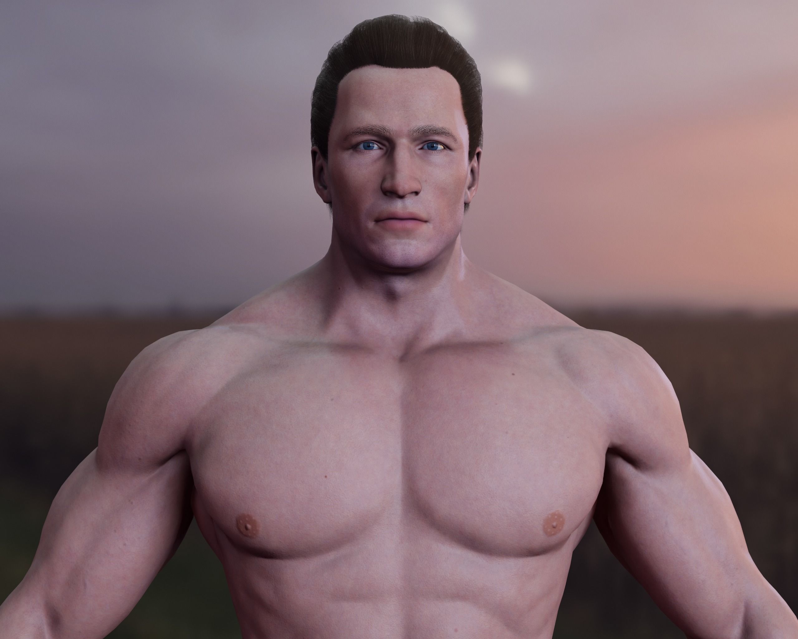 3D model Bodybuilder 01 VR / AR / low-poly | CGTrader