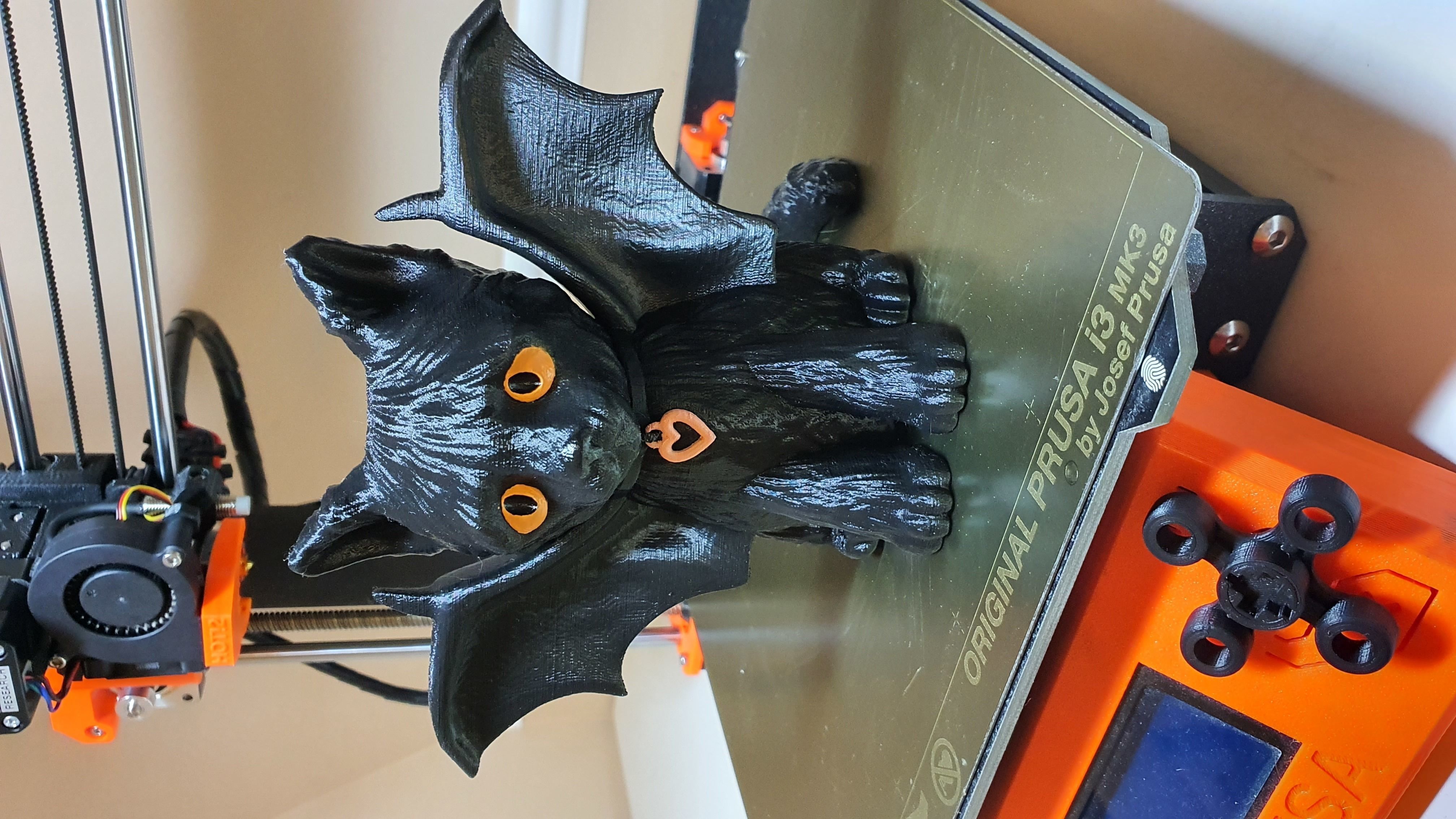 Halloween Vampire kitten 3D model 3D printable | CGTrader
