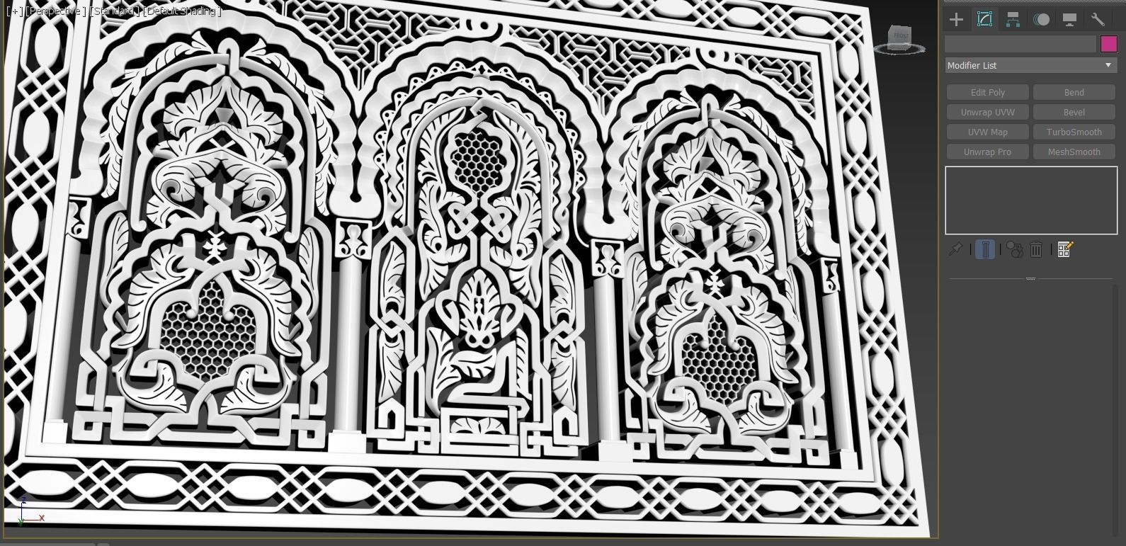 Islamic Wall Ornament 3D model 3D printable | CGTrader