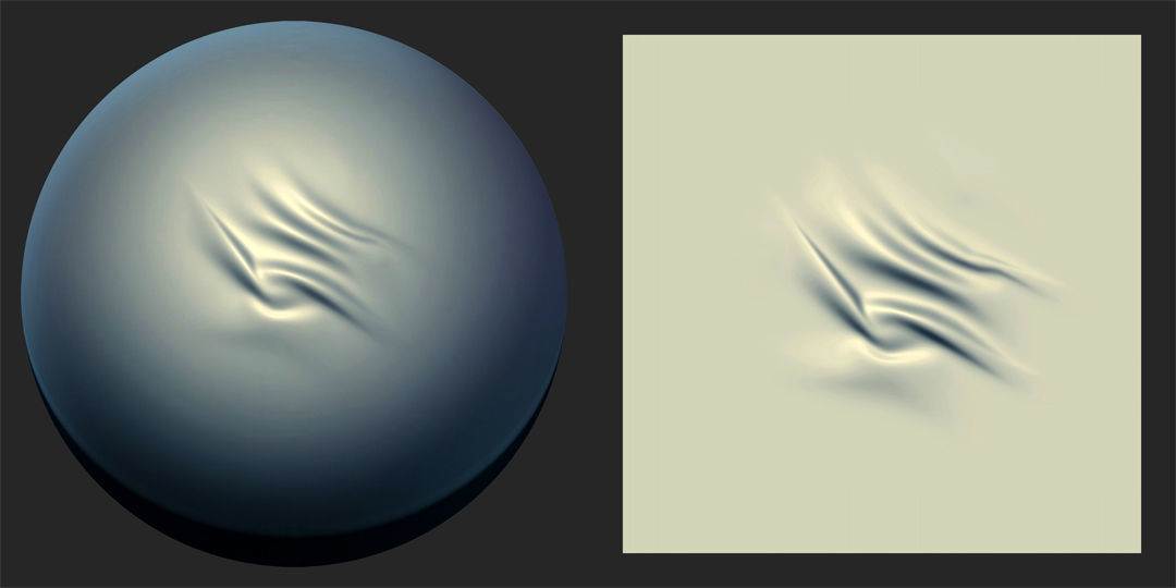 3D model Cloth Wrinkles VDM Brushes and Alpha Vol 2 VR / AR / low-poly ...