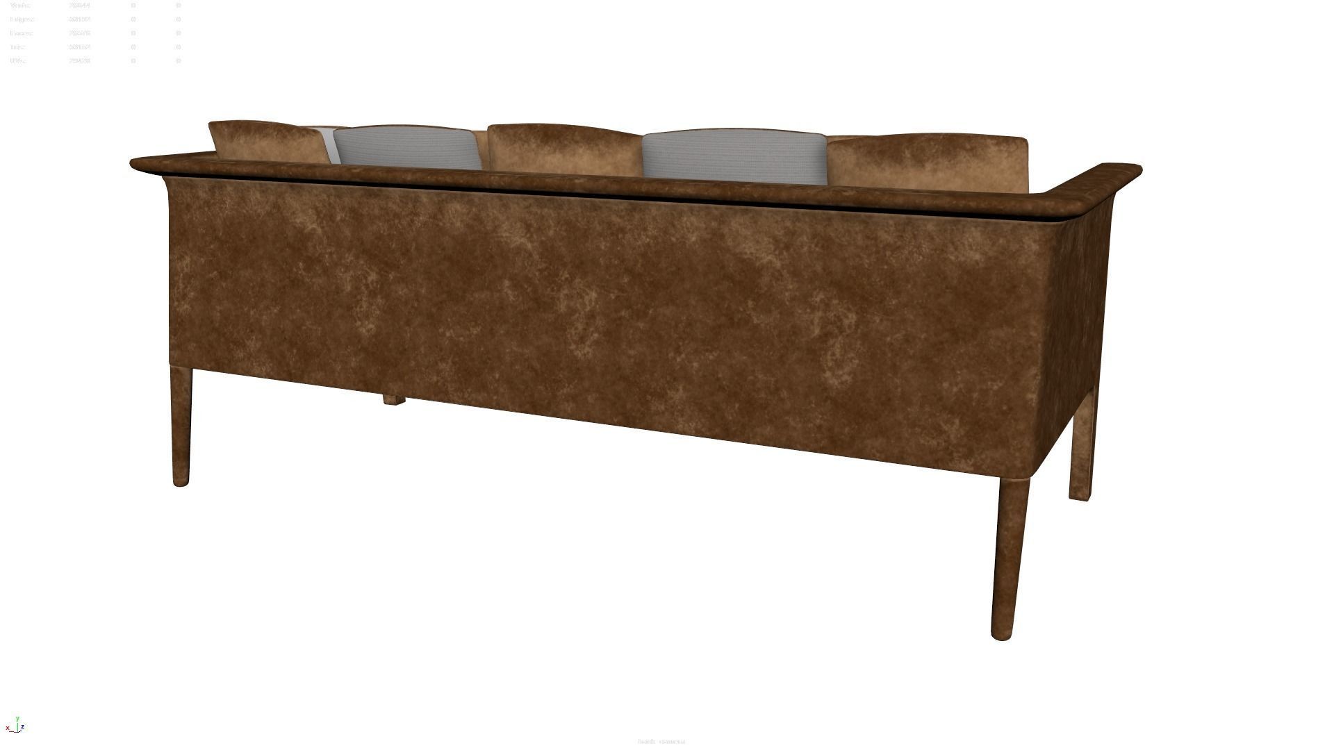 Franz Sofa Couch Fabric Vintage PBR 4k Texture 3D model | CGTrader