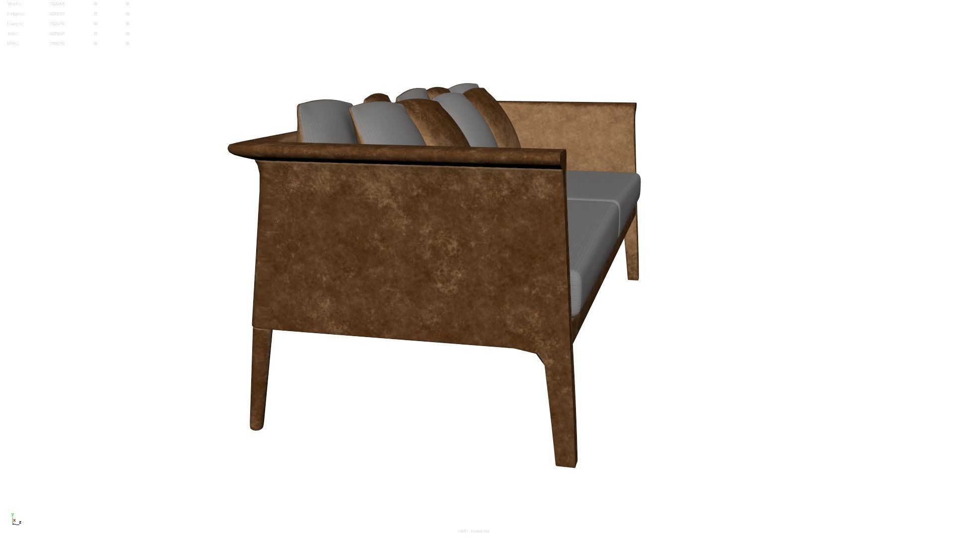 Franz Sofa Couch Fabric Vintage PBR 4k Texture 3D model | CGTrader