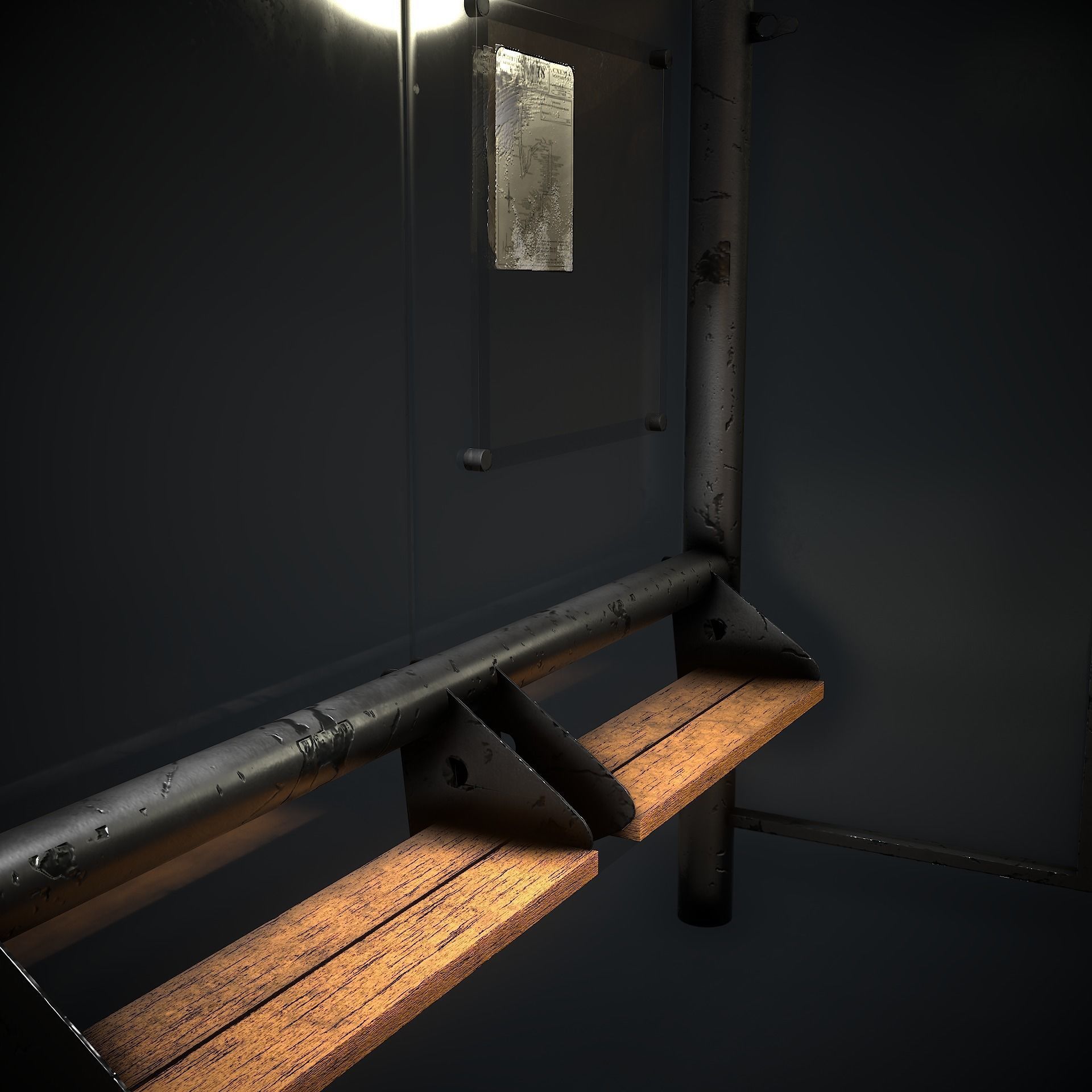 3D model Citizen Bus Stop VR / AR / low-poly | CGTrader