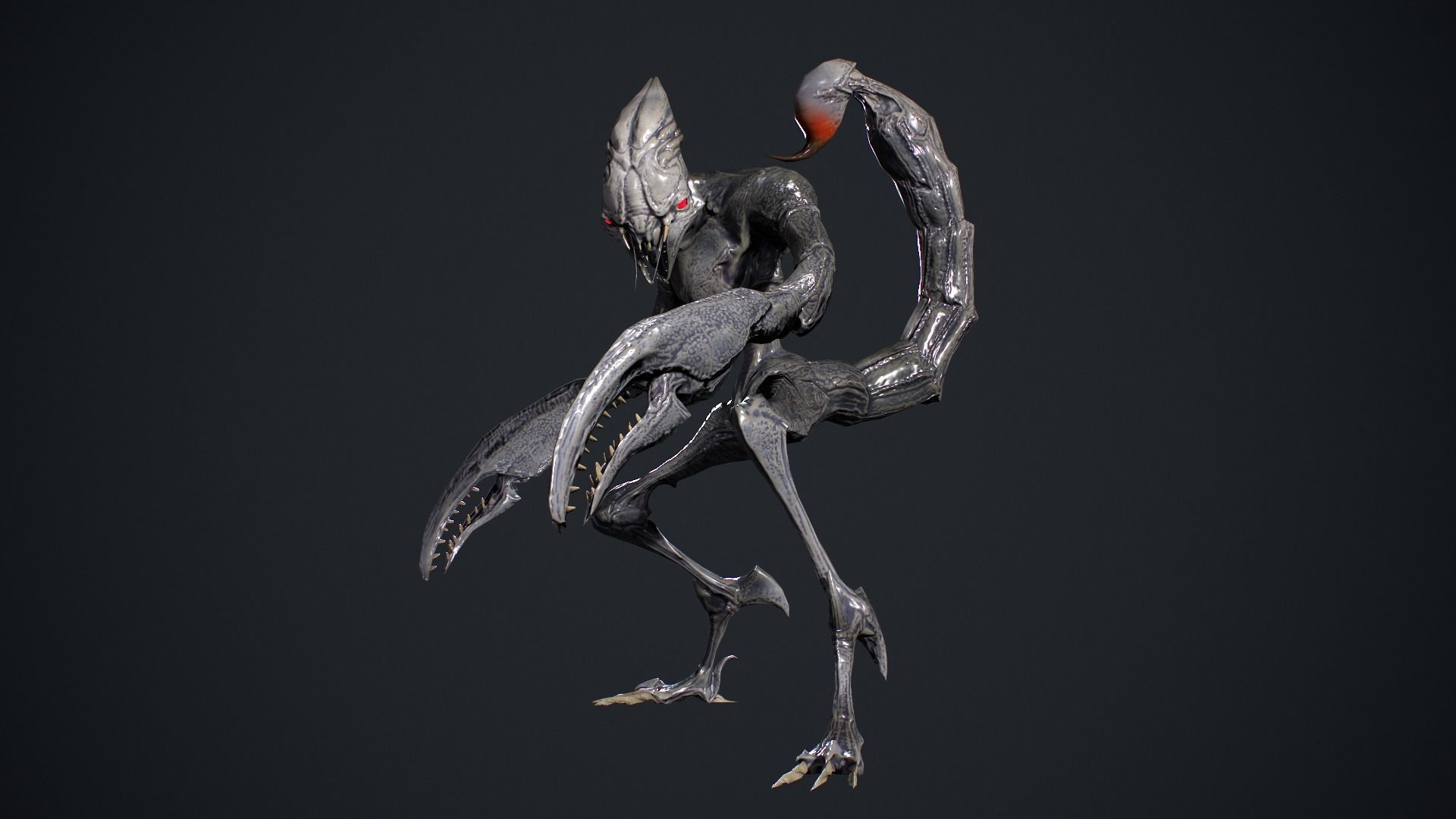 3D model Scorpion Creature VR / AR / low-poly rigged animated | CGTrader