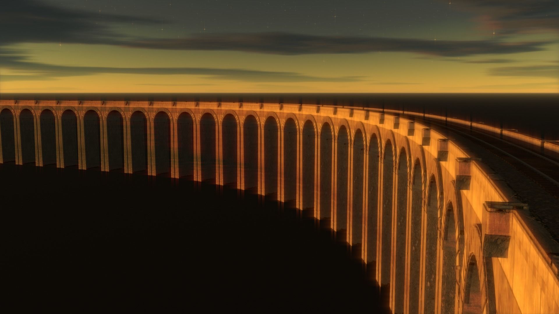 Viaduct Arch Bridge 3D model | CGTrader
