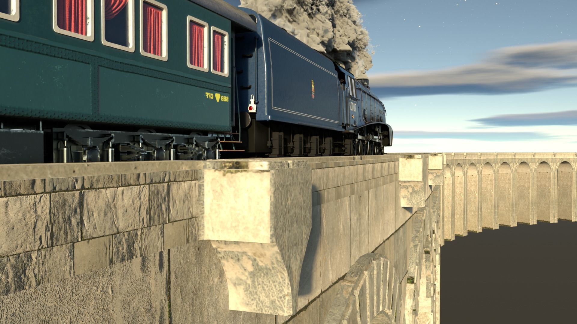 Viaduct Arch Bridge 3D model | CGTrader