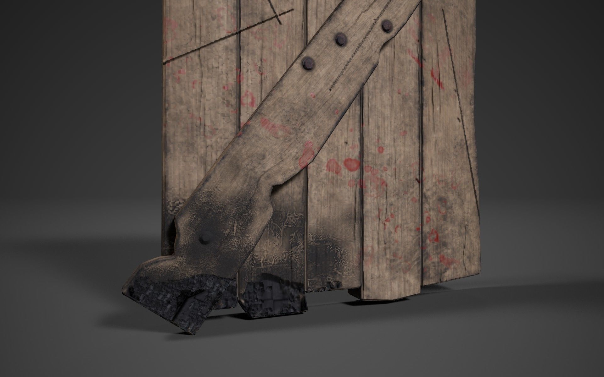 3D model Shield for zombie games VR / AR / low-poly | CGTrader