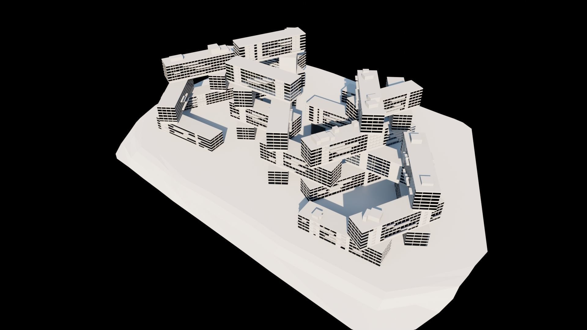 3D model The Interlace Singapore VR / AR / low-poly | CGTrader