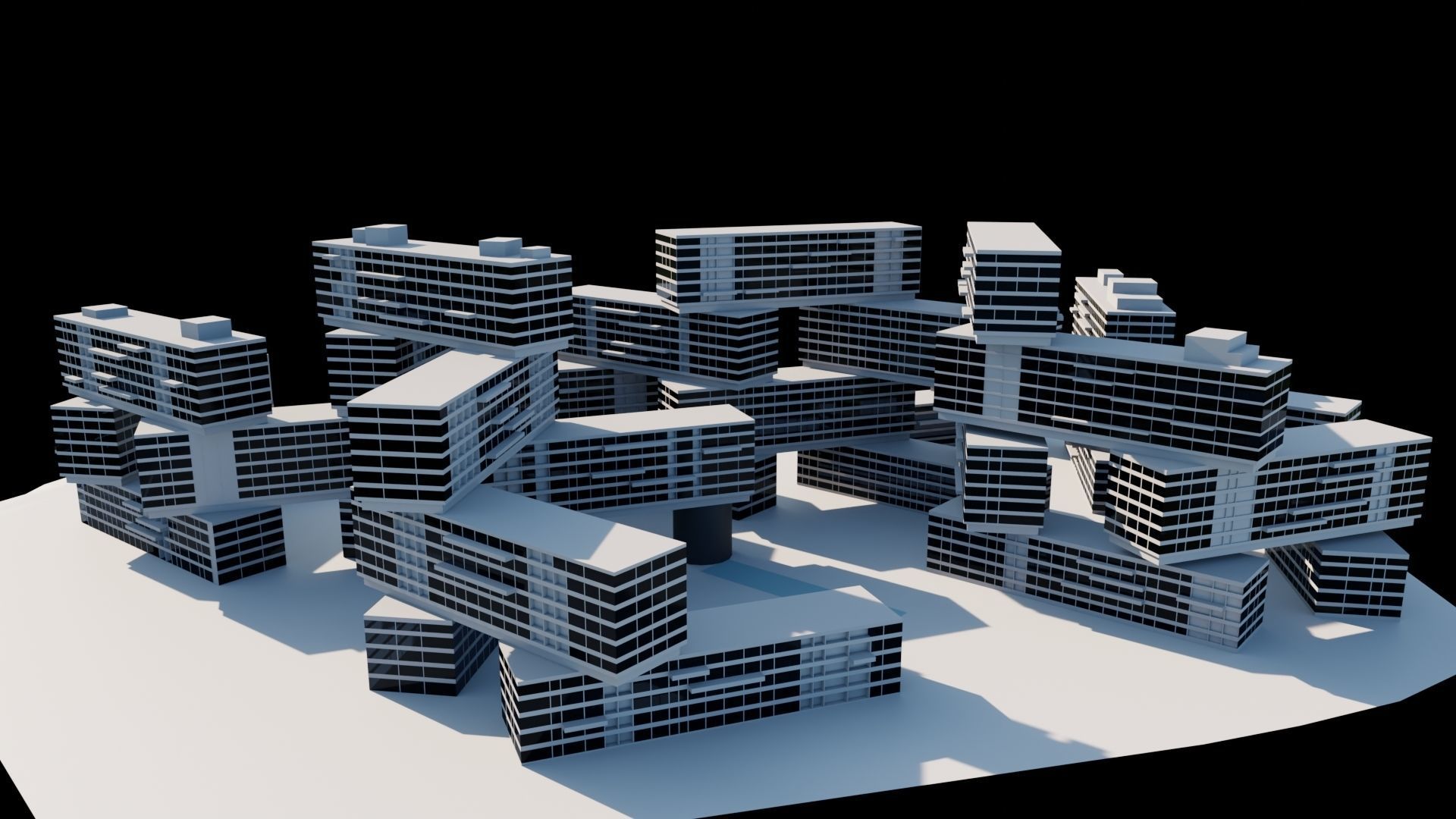 3D model The Interlace Singapore VR / AR / low-poly | CGTrader