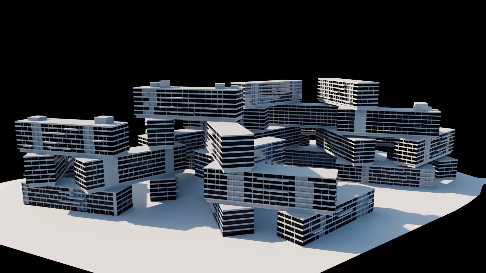 3D model The Interlace Singapore VR / AR / low-poly | CGTrader