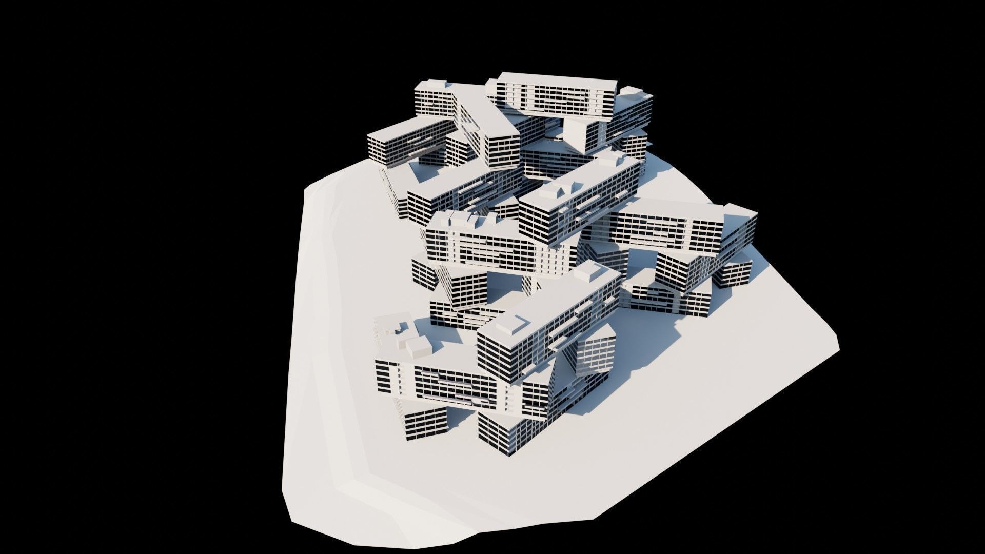 3D model The Interlace Singapore VR / AR / low-poly | CGTrader