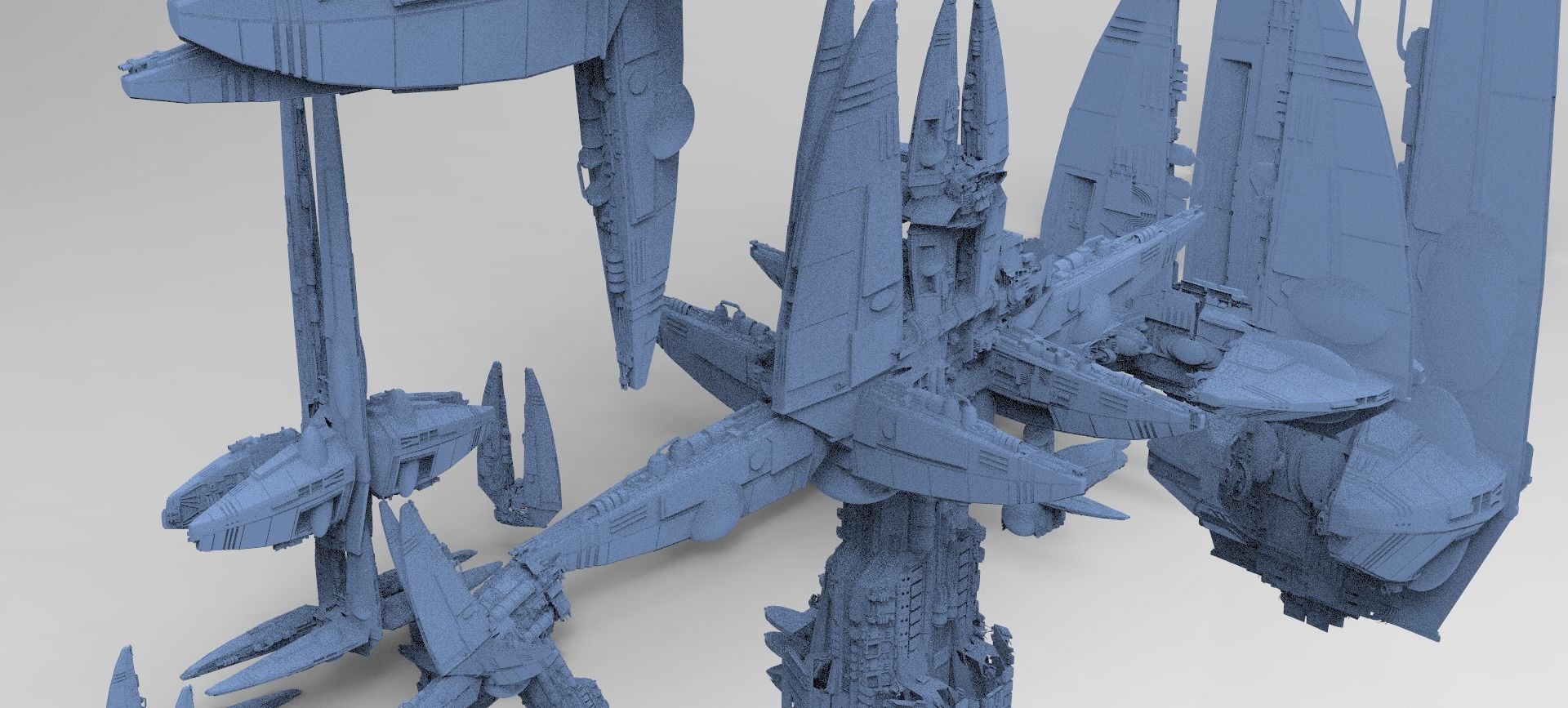 Wraith Interceptor architecture Collection Full 3D model | CGTrader